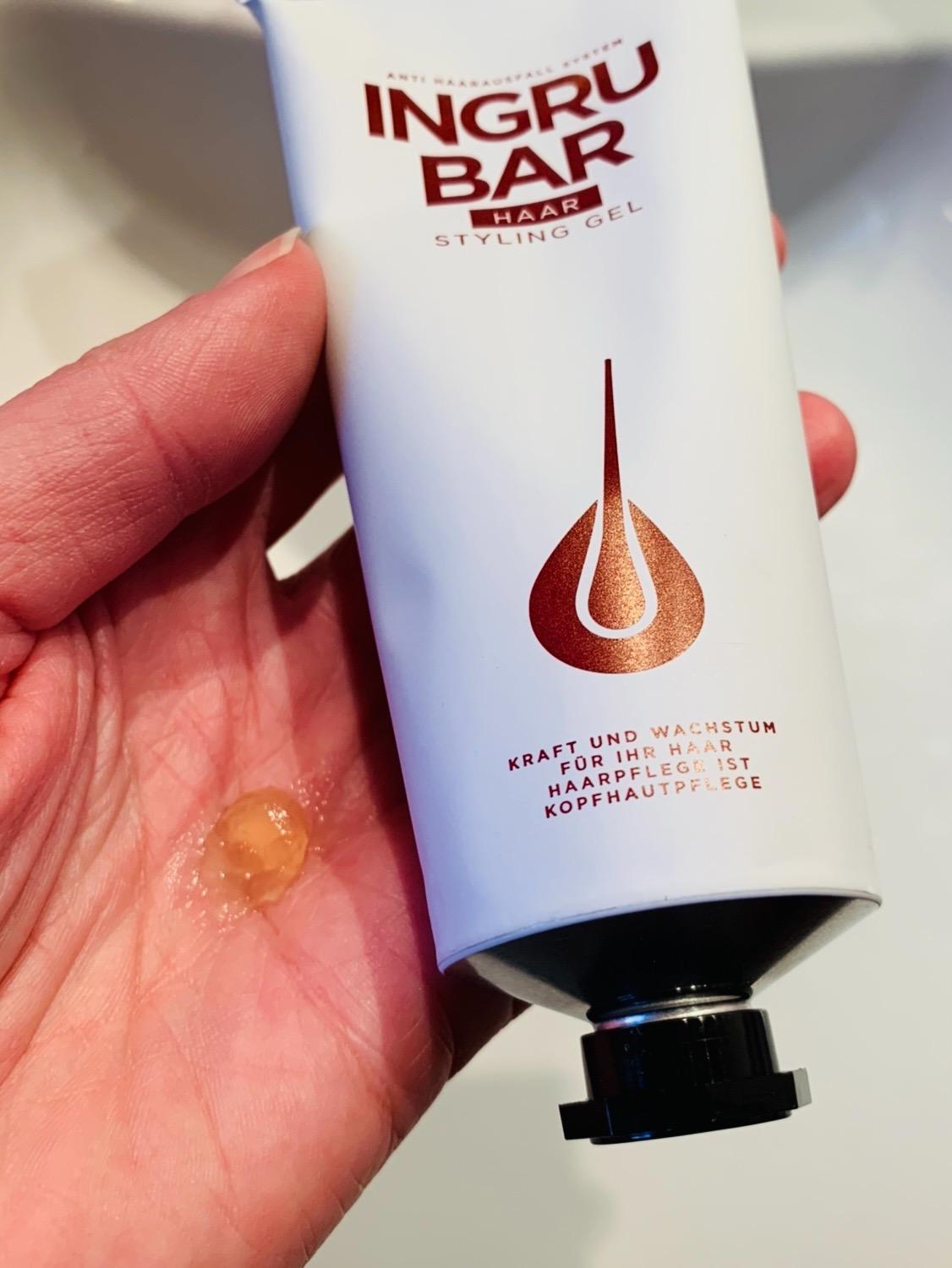 INGRUBAR Haarstyling-Gel mit Anti-Haarausfall-Wirkung I Leave-on Kur (1 ...