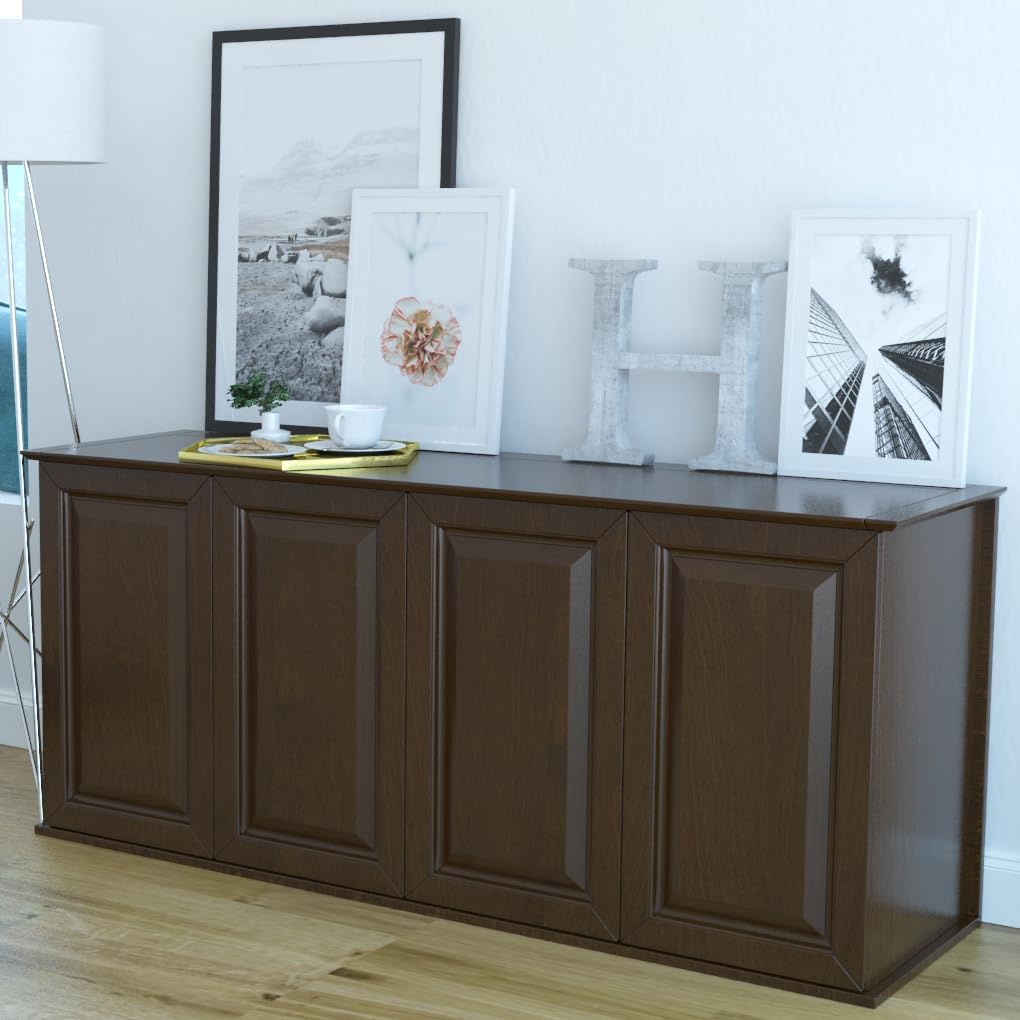 Amazon.com: Leto Muro Orion Console Bed | Murphy Cabinet Bed Queen with ...