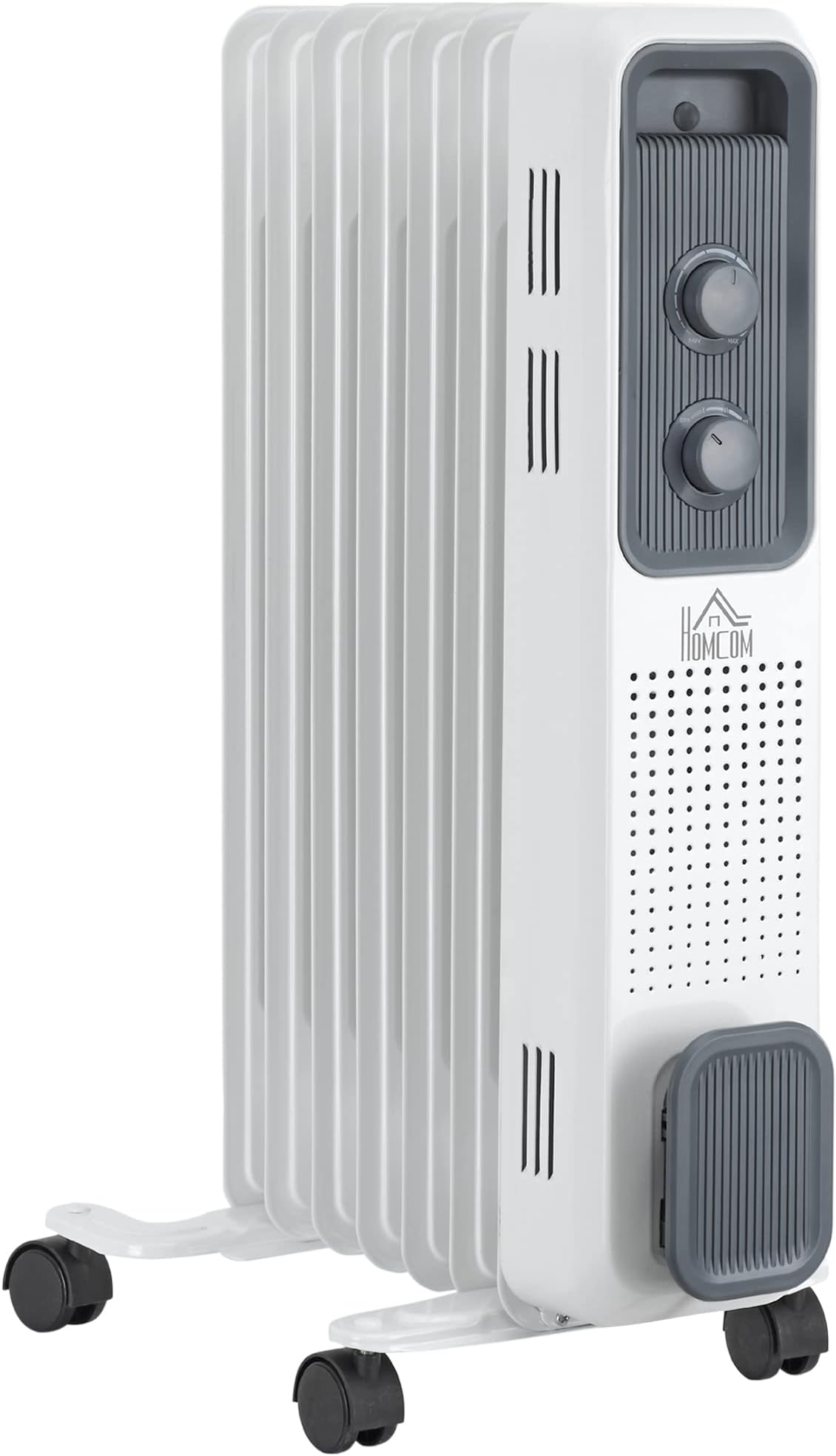 Daewoo 11 Fin 2500W Portable Oil Filled Radiator Heater with Thermostat ...