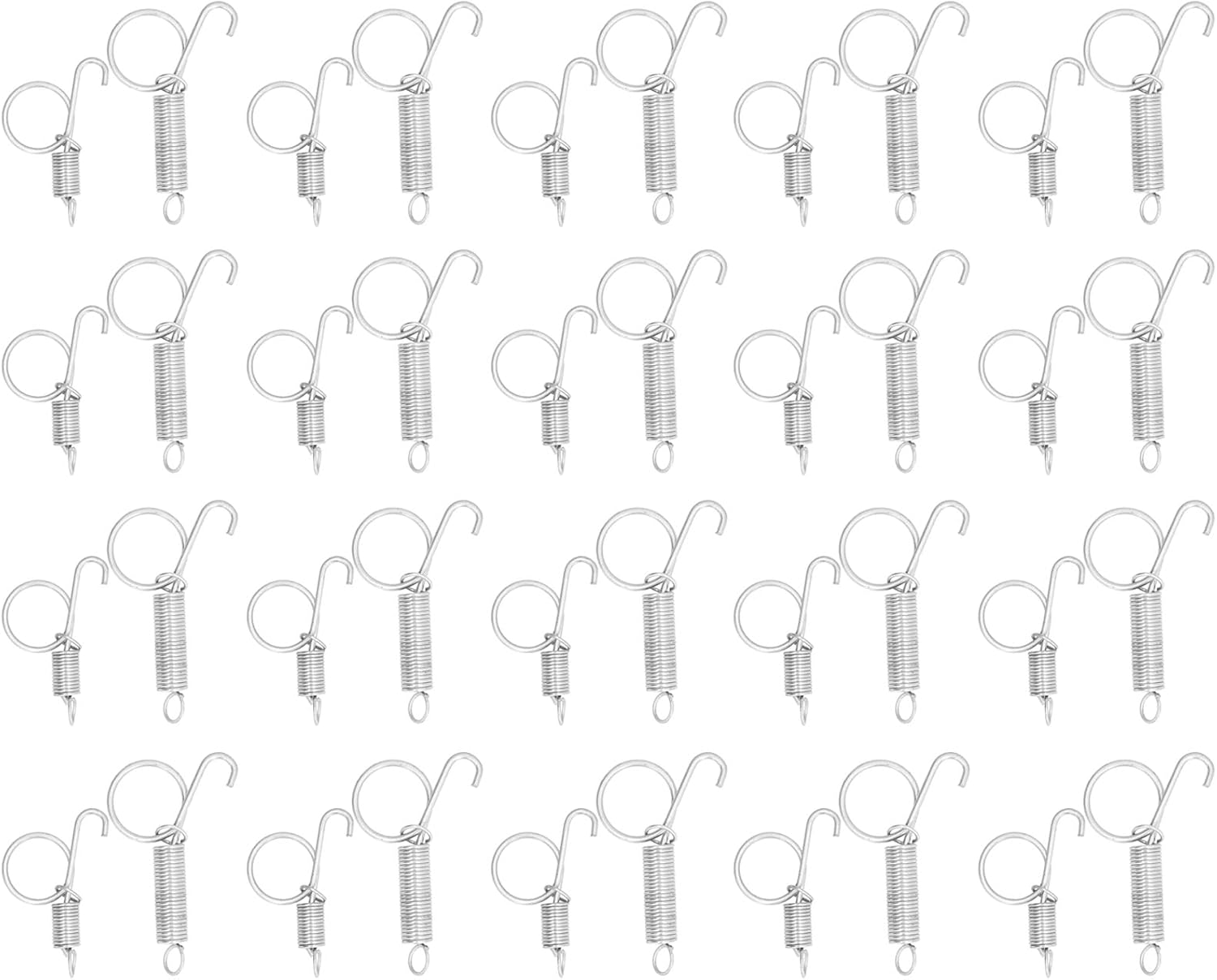 Amazon.com: Spring Cage Door Hook, Cage Door Spring Hook Metal Finger ...