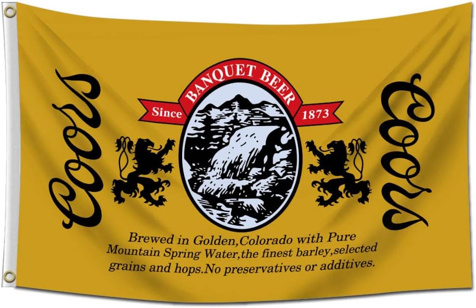 Amazon.com : Coors The Banquet Beer Flag 3x5Feet Banner for Indoor and ...