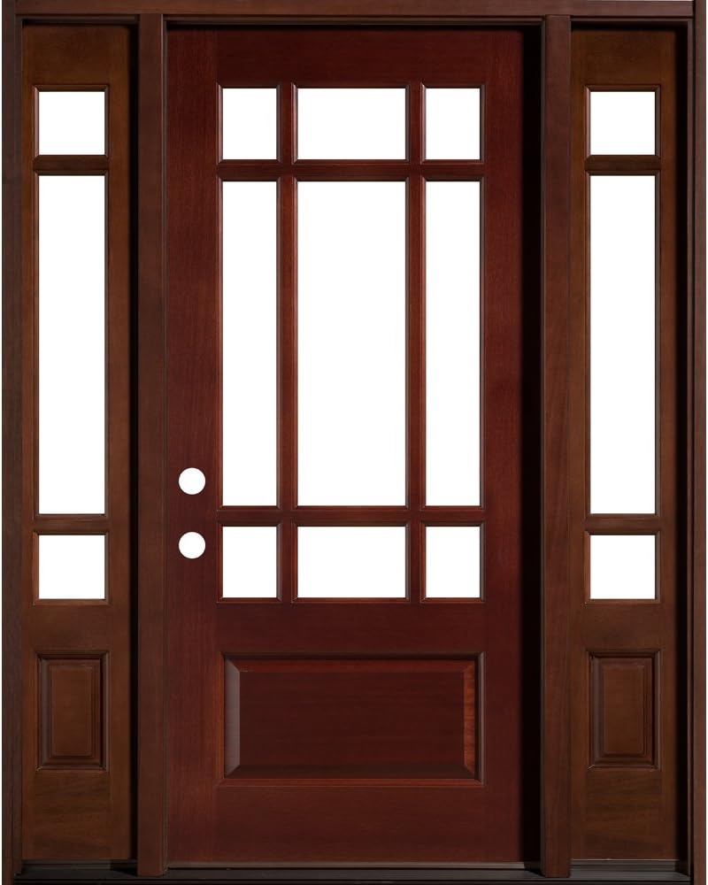 Classic Estate Doors CB73109-14SL-CB-MM-RH 14-Inch Nine Light Door with ...