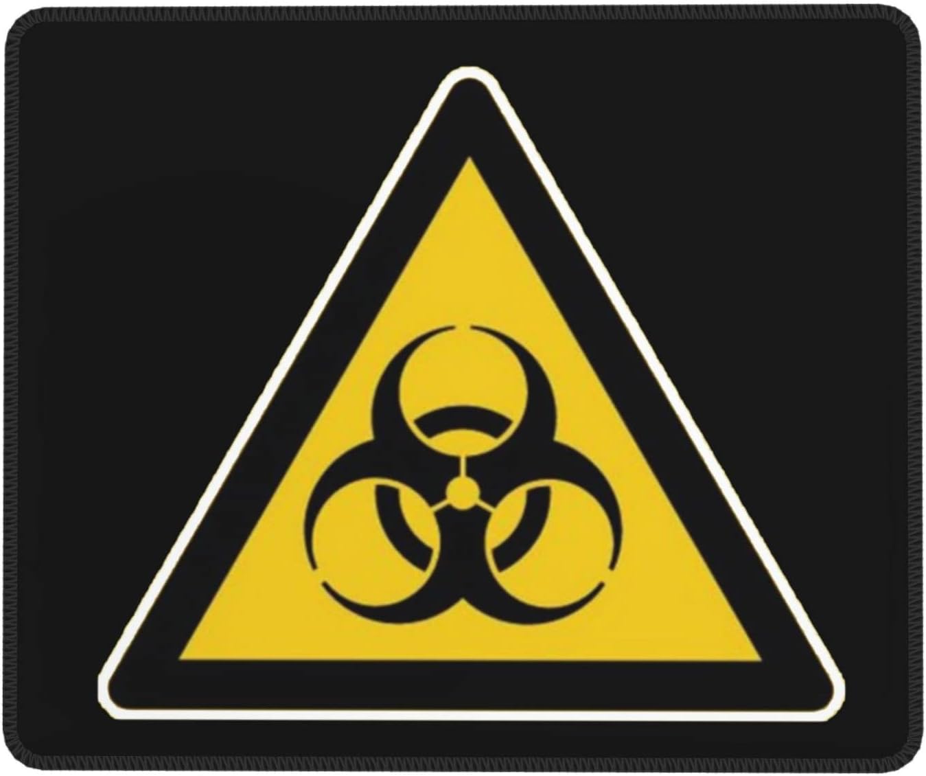 Amazon.com: Biohazard Warning Symbol Mouse Pad 12x10 in Non-Slip for ...