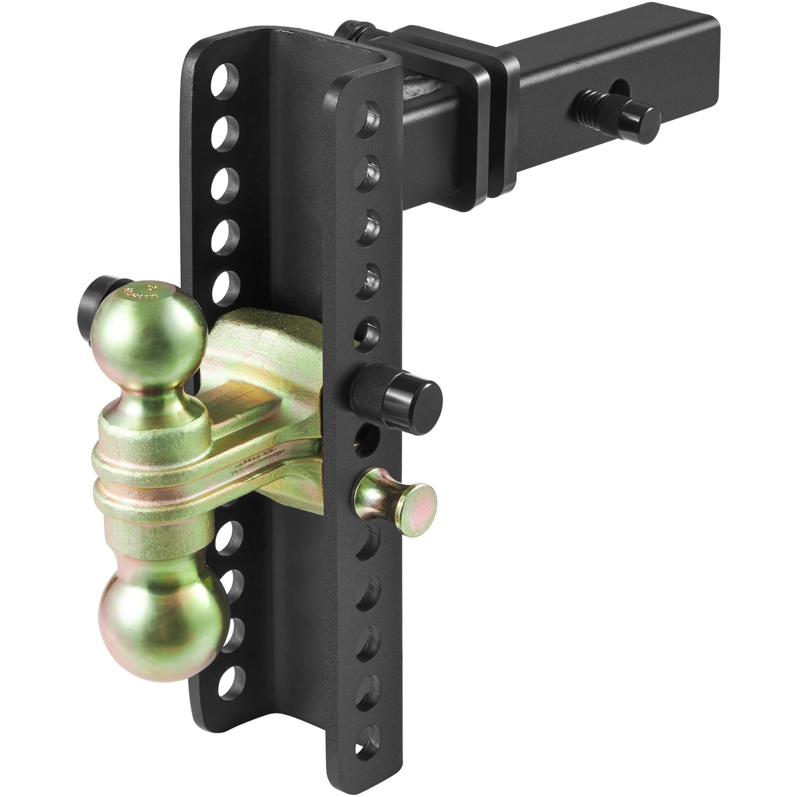 Amazon.com: VEVOR Adjustable Trailer Hitch, 10-Inch Drop & 8.5-Inch ...