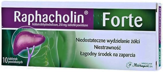 RAPHACHOLIN FORTE - 10 tablets : Amazon.co.uk: Health & Personal Care