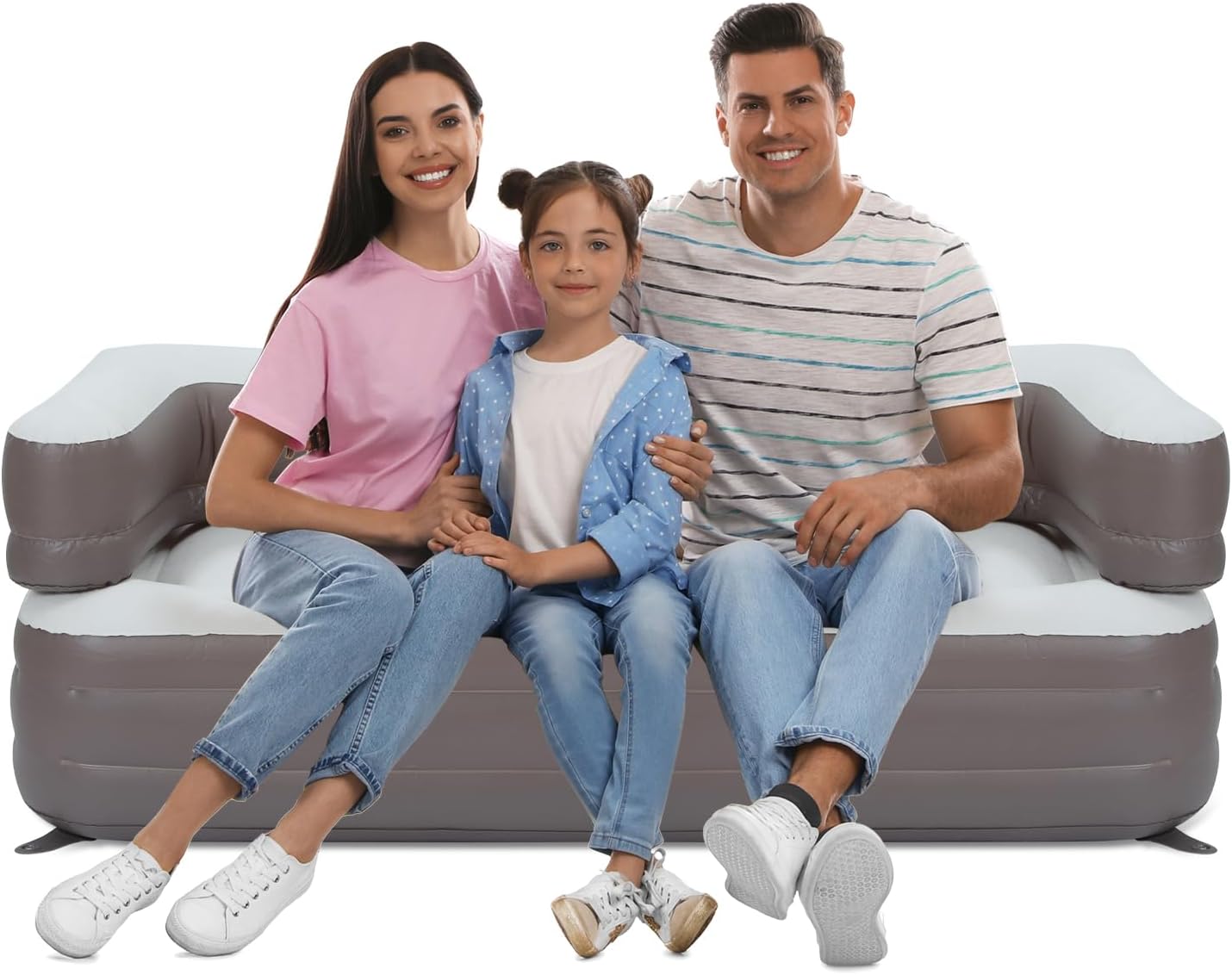 Amazon.com: blowell Camping Inflatable Double Couch Chair - Double Blow ...