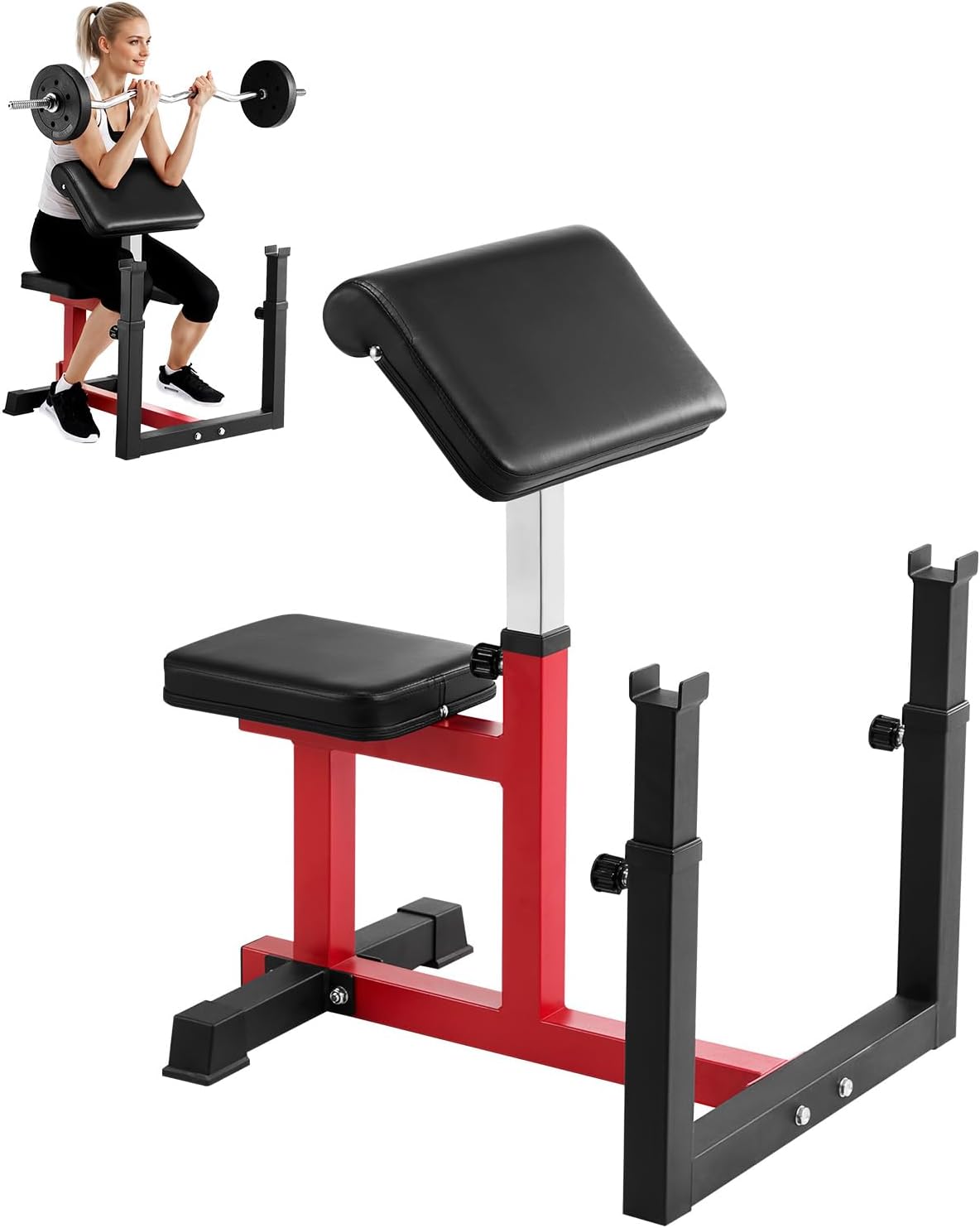 VEVOR Weight Bench with Leg Extension, Strength Training Benches, Max ...