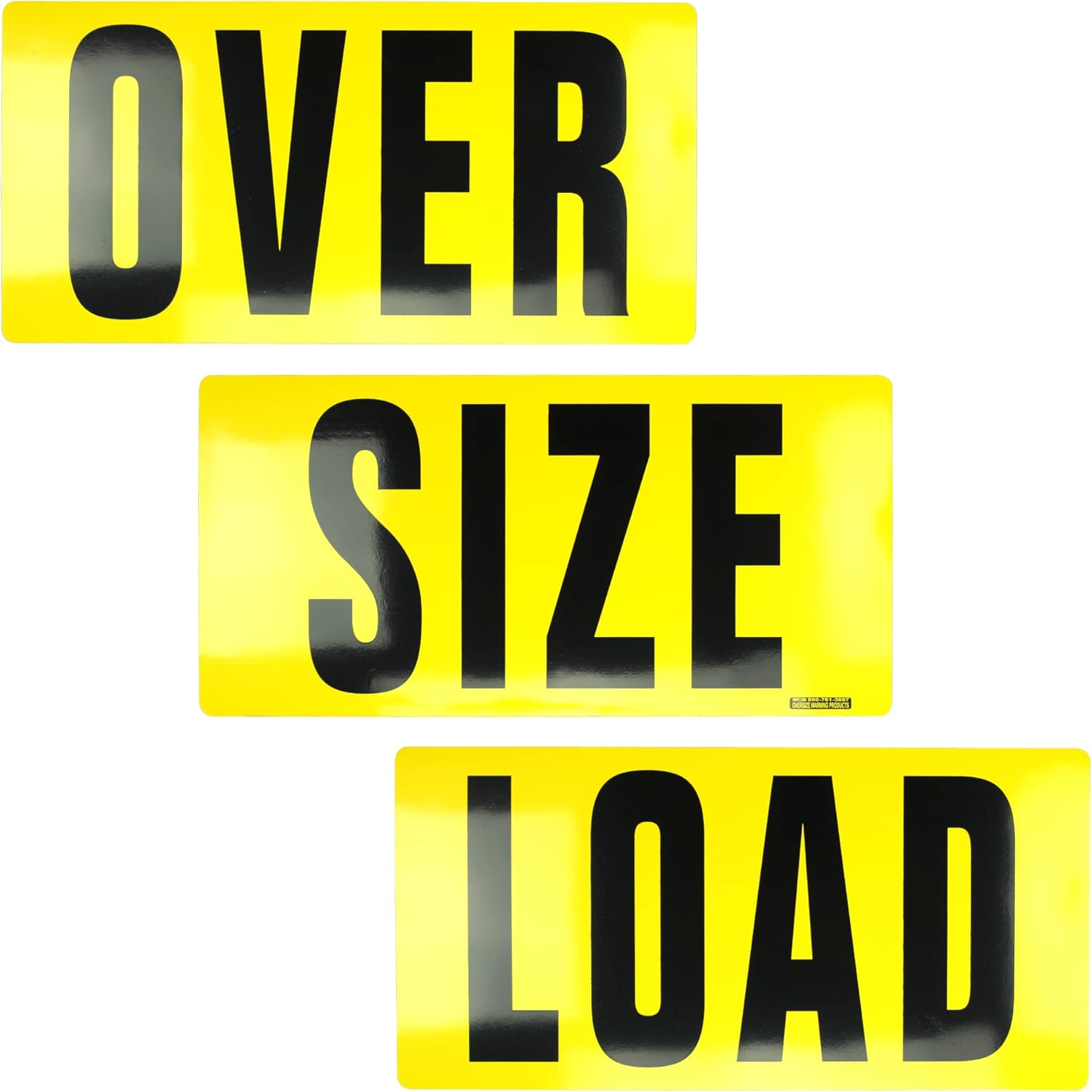 Amazon.com: Oversize Warning Products - Magnetic Over Size Load Sign 3 ...