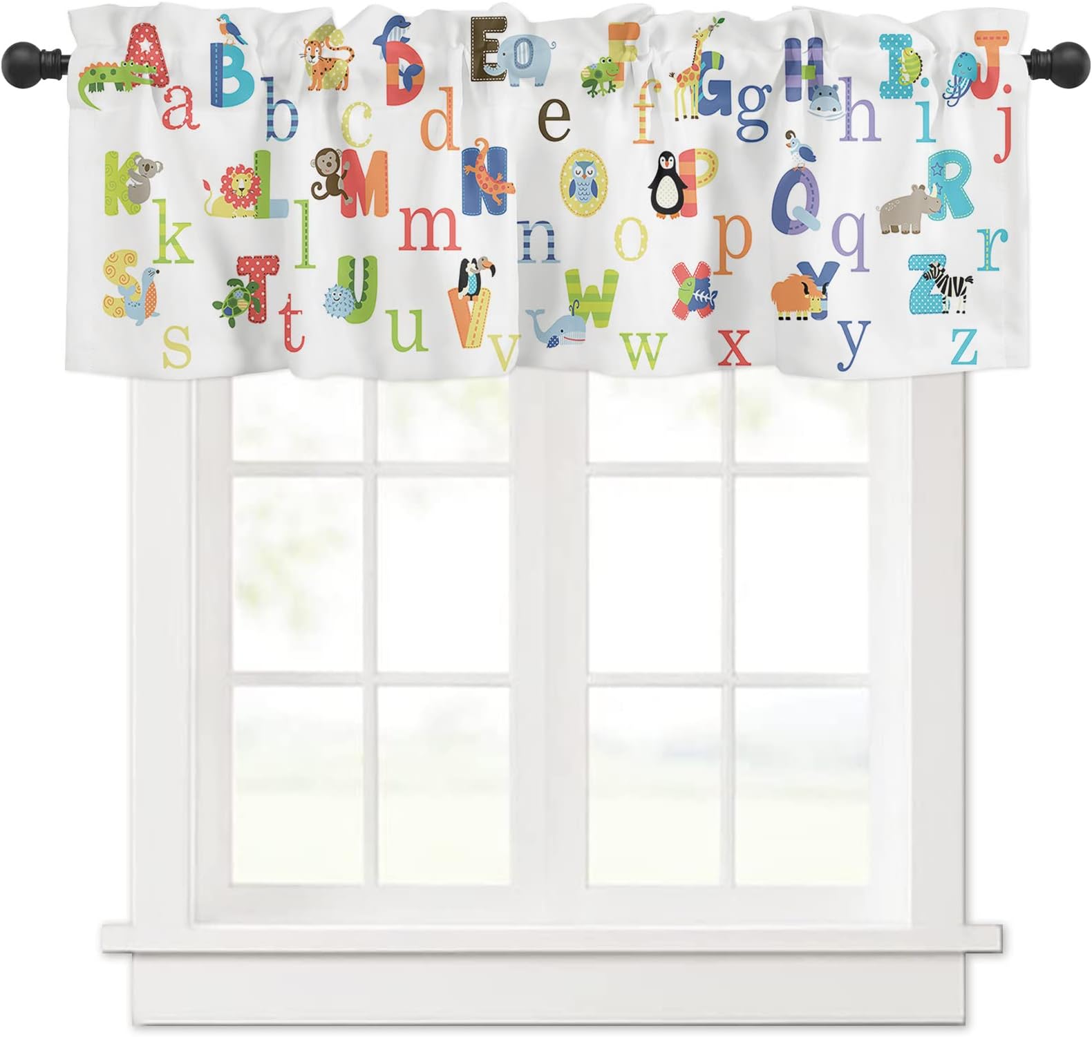Amazon.com: Homechoid Children's Day Curtain Valance for Windows/Living ...
