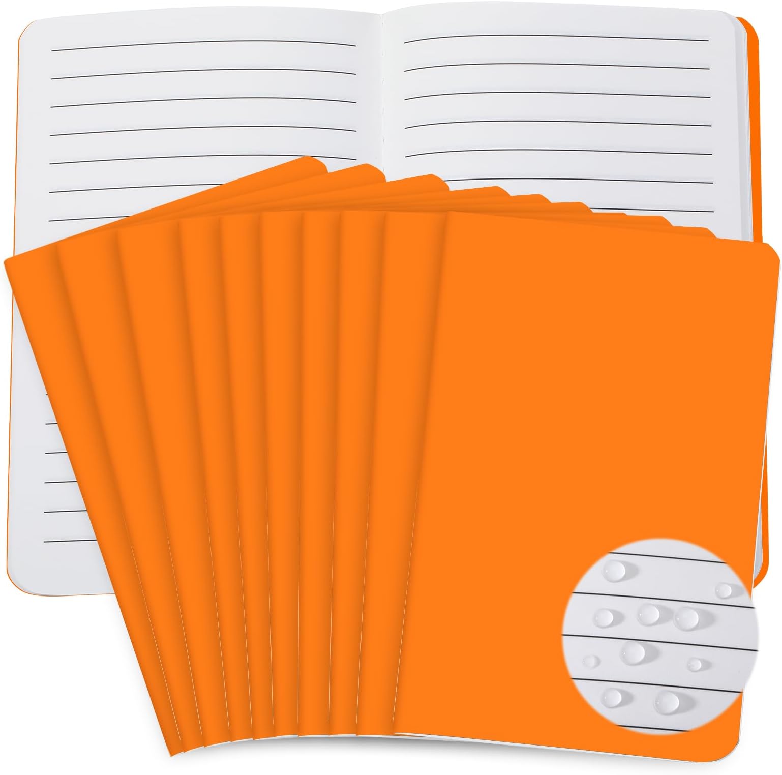 Amazon.com : Seajan 10 Pack Waterproof Pocket Notebook 3.5 x 5.5 Small ...