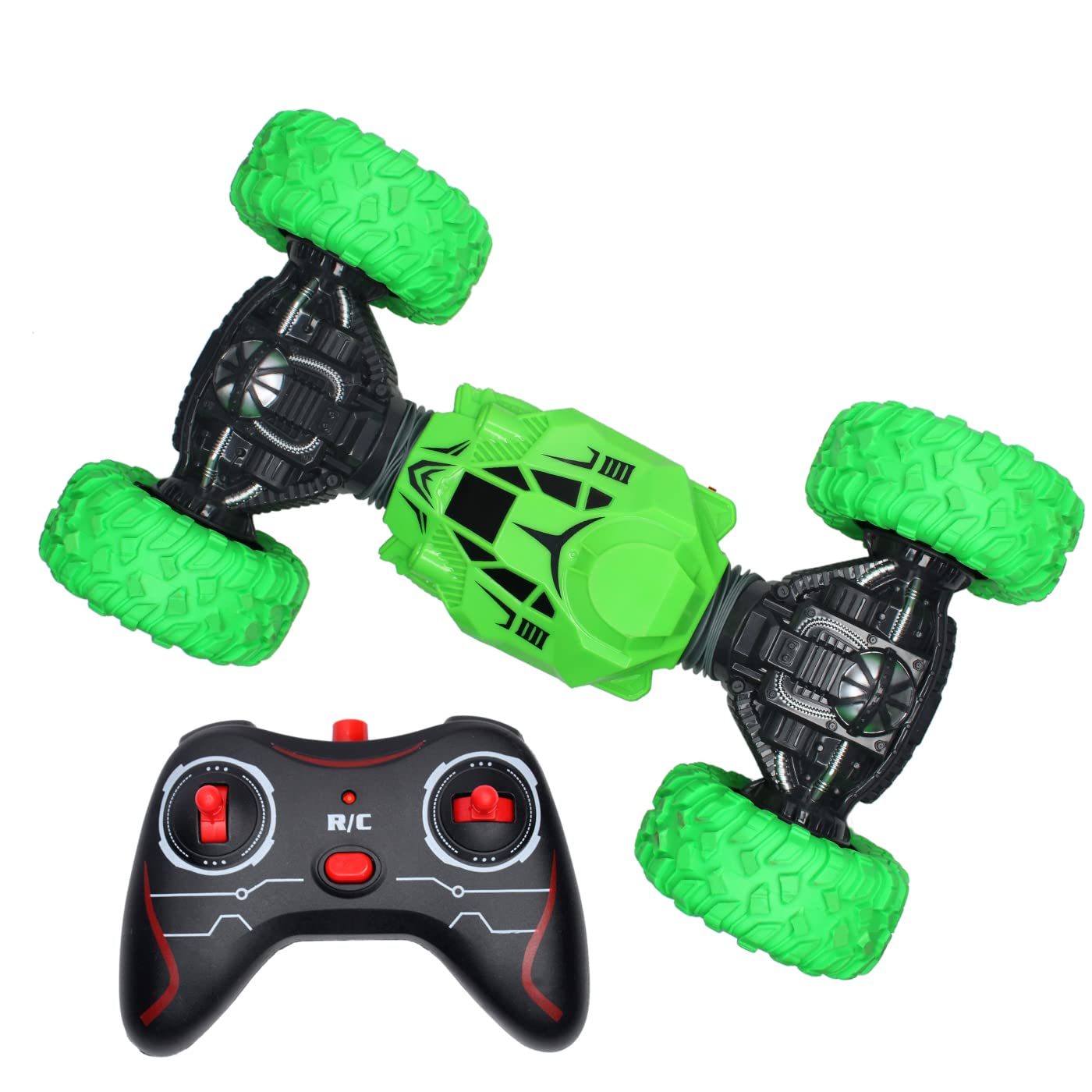 Baal Kids Playing Remote Control Wheel Stunt Car Toy for Boys and Girls ...