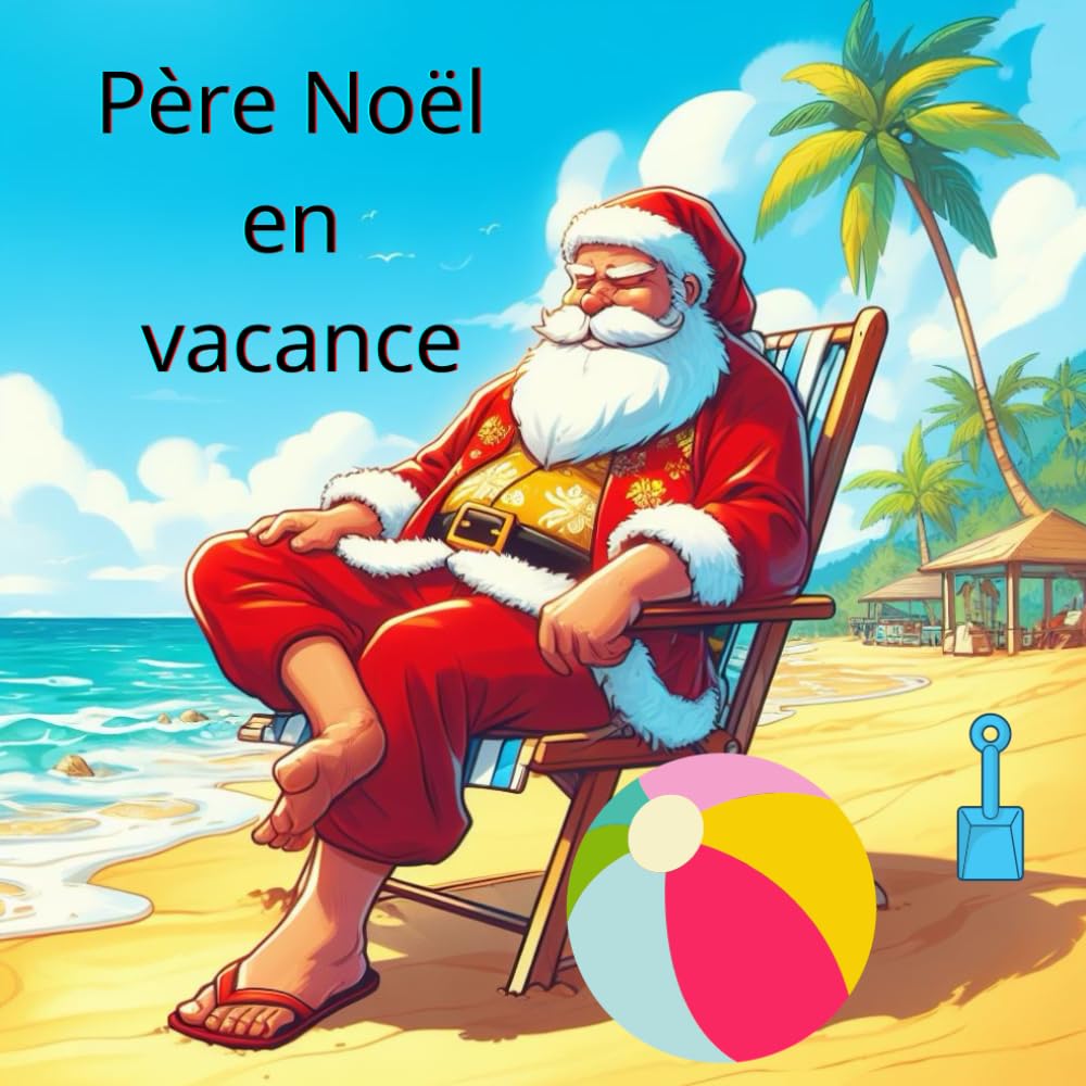 Père Noël en vacance: Père Noël à la Plage : Flamme, Frédéric: Amazon ...
