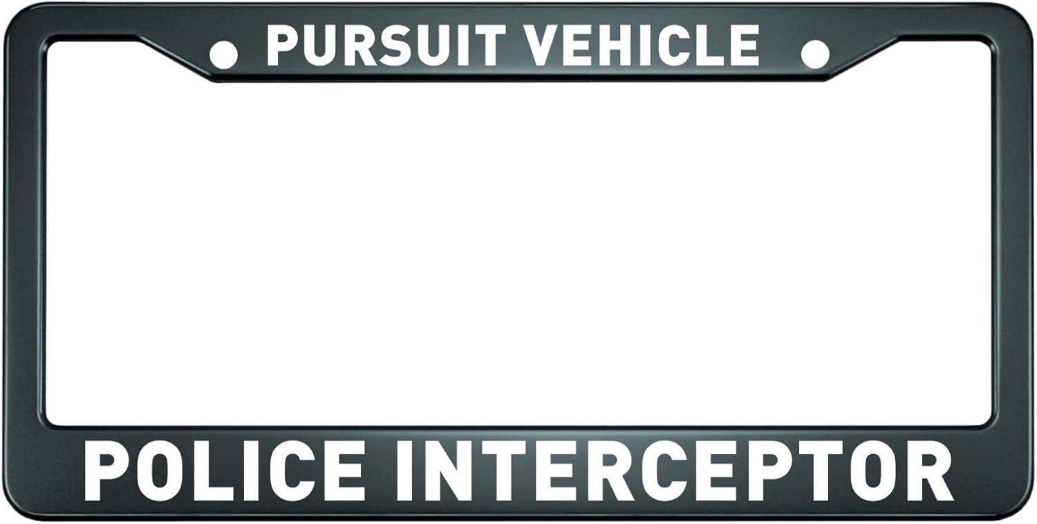 Amazon.com: HOSNYE Pursuit Vehicle Police Interceptor License Plate ...