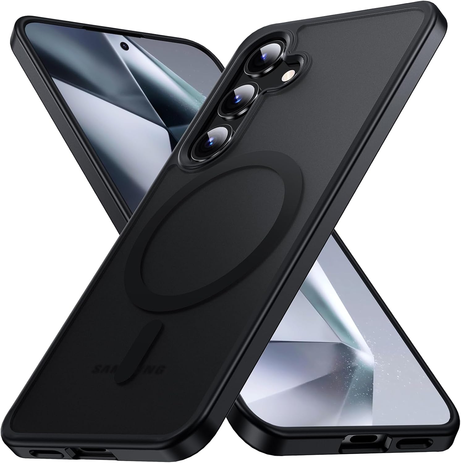 Amazon.com: FNDMIL [NO.1 Magnetic for Samsung Galaxy S24 Plus Case with MagSafe [Military Grade ...