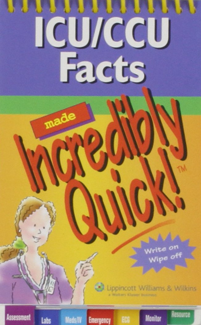 Icu/ccu Facts Made Incredibly Quick!: 6-copy Prepack: 9781582555508 ...