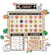 Amazon.com : Groovy Calendar Bulletin Board Set Decorations Retro ...