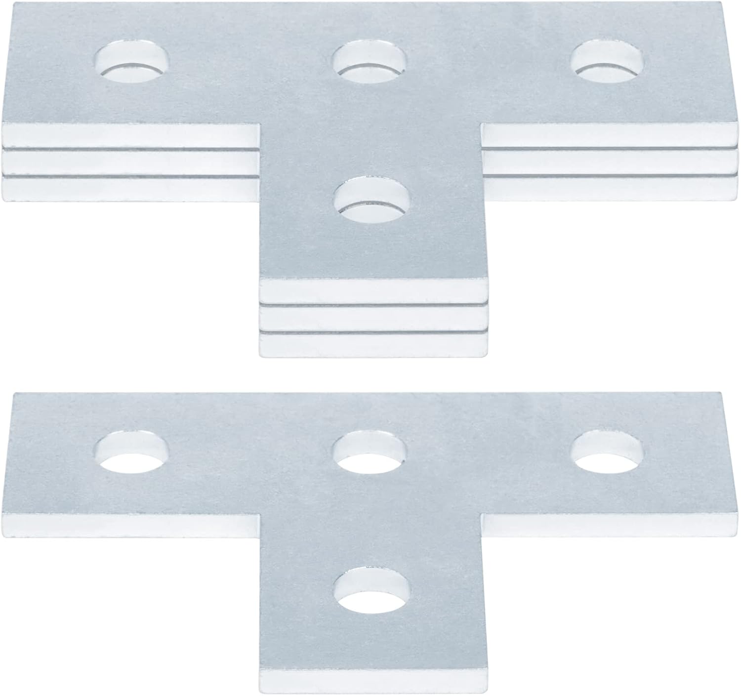 Amazon.com: 4 Pcs 4 Hole "T" Shaped Connector Flat Plate Fitting ...