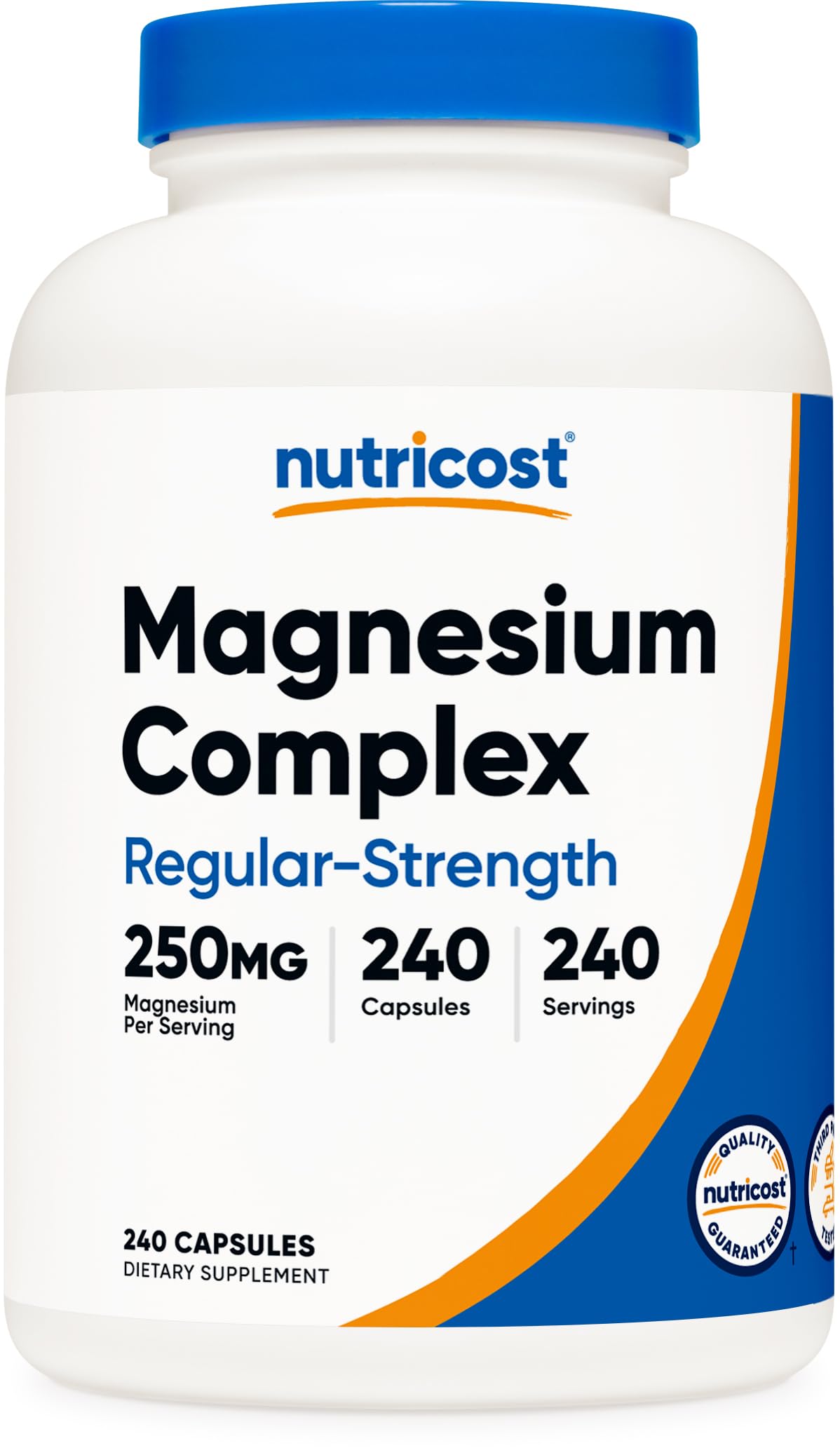 Amazon.com: Nutricost Magnesium Complex 250mg, 240 Capsules - Magnesium ...