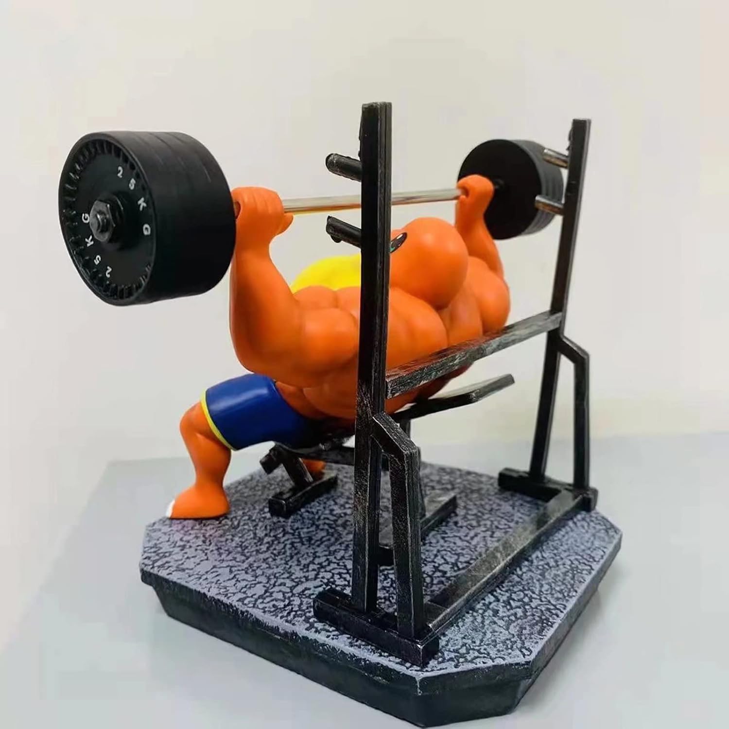 Buy FANMATS Pikachu Cosplay Bench Press Figure PVC Model Statue Office ...