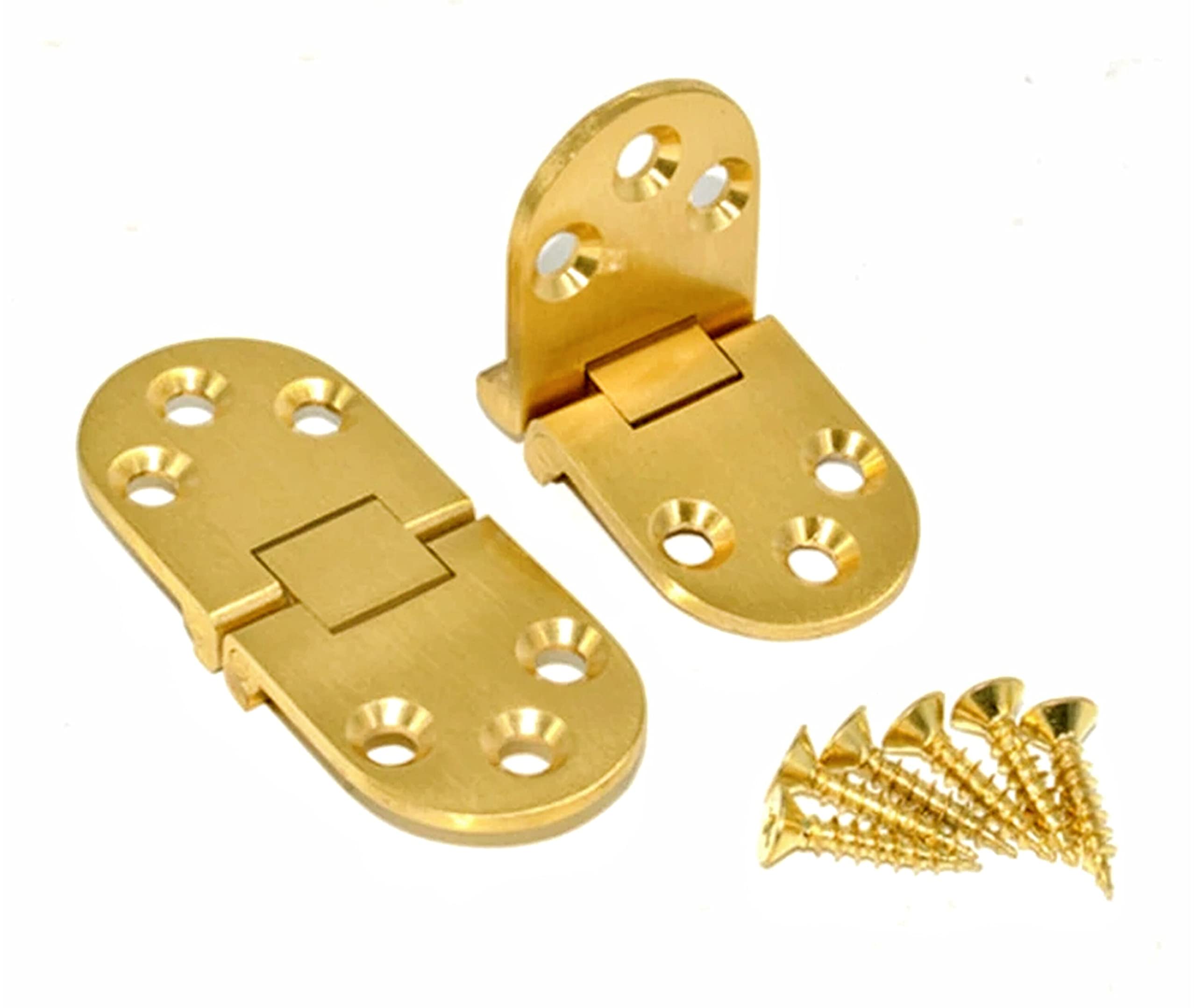 Pair of Brass Flap Hinges Table Folding Flip Top Hinge,Brass Butler ...