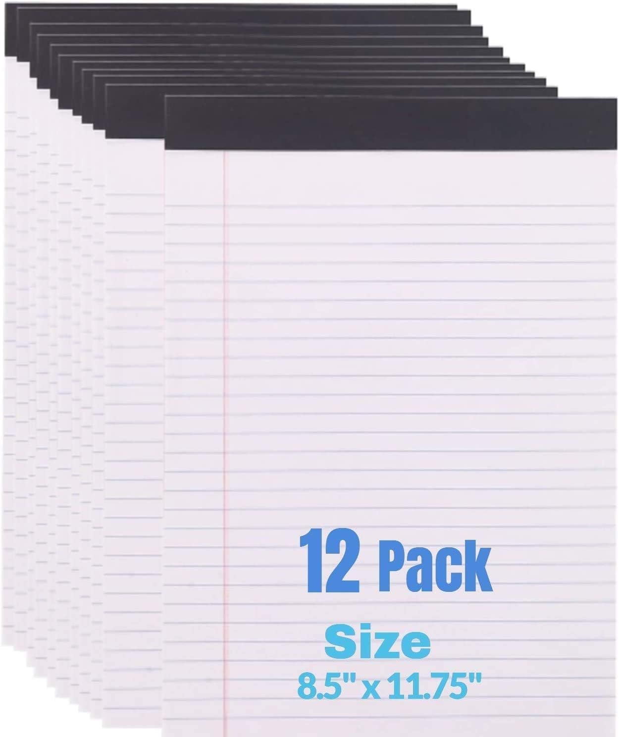 Amazon.com : 2 Pack Legal Pads Refills Note Pads, Yellow Writing Pads 8 ...