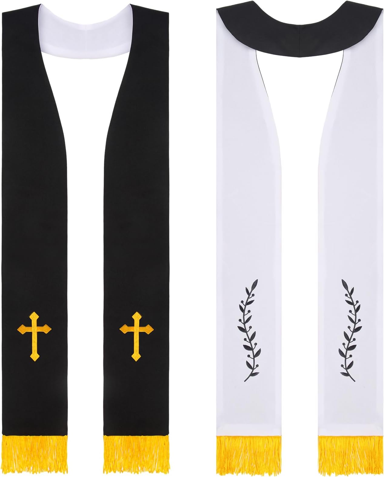 Amazon.com: Alpha Omega Wheat Priest/Clergy Overlay Stole (Red ...