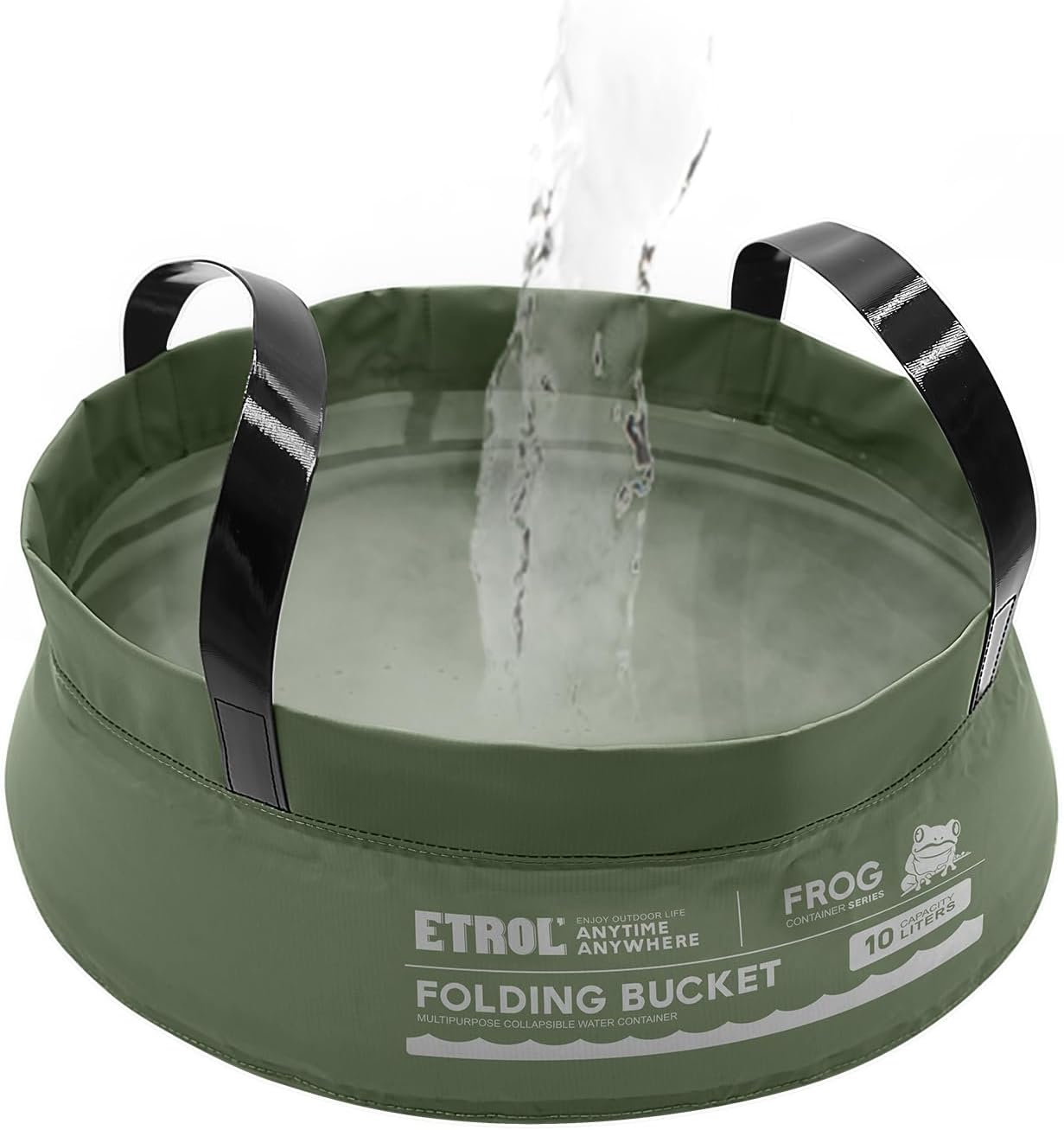 Amazon.com : 10L Camping Portable Water Bucket,Lightweight Collapsible ...