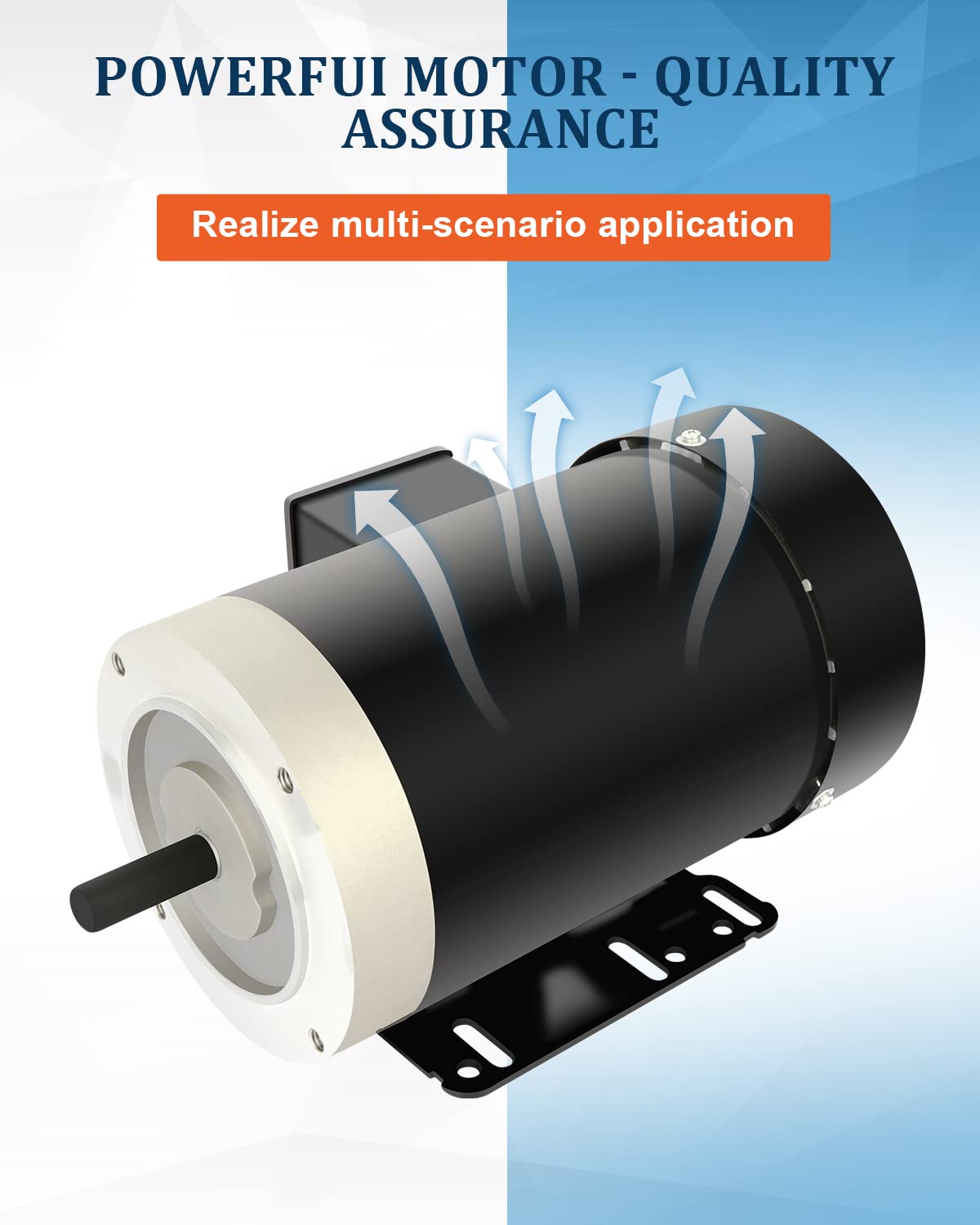 Snapklik.com : 1HP Electric Motor 1725 RPM General Purpose Three Phase ...