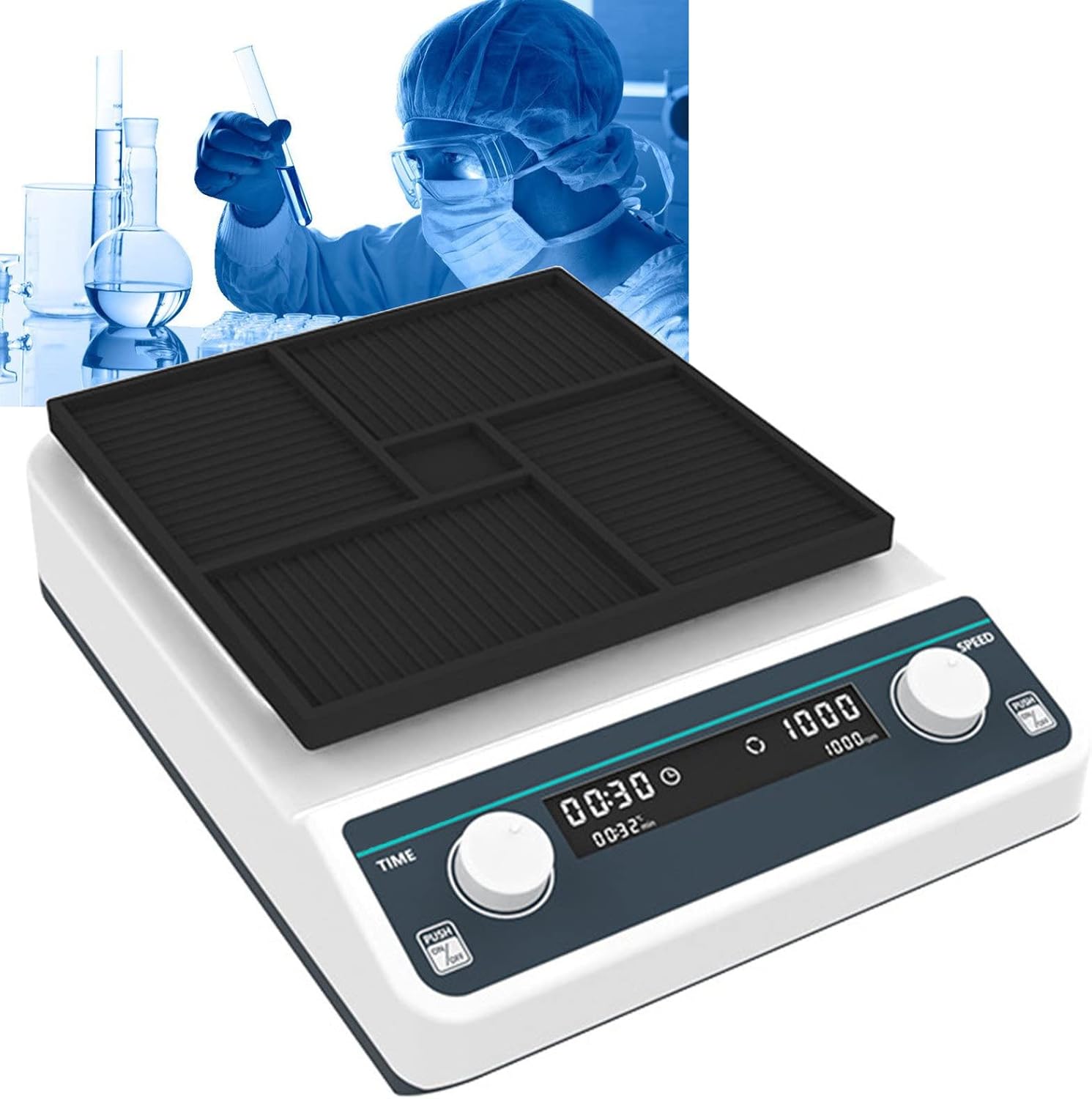 Amazon.com: Microplate Shaker, Digital Display 96-Well Plate Micro ...