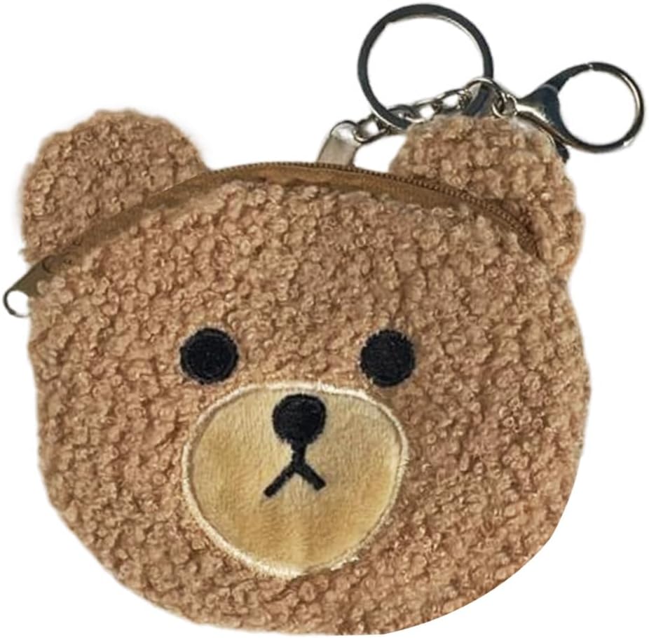 Amazon.com: BRTOO Cute Coin Purse Plush Animal Coin Pouch Small Funny ...