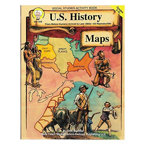 Amazon.com : Us History Maps Gr 5-8 Learning Materials Social Studies ...