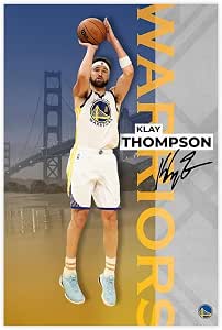 Amazon.com: Klay Thompson Poster for Walls Basketball Canvas Wall Art ...