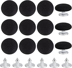 Amazon.com: BENECREAT 12 Pcs Baseball Cap Button, 0.55 Inch Top ...