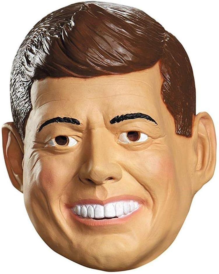 Amazon.com: Disguise Costumes Kennedy Deluxe Mask, Adult : Disguise ...