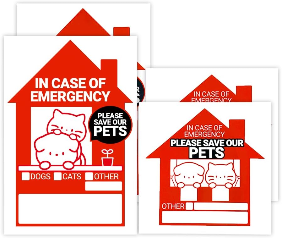 Amazon.com: 1st Responder Emergency Dog & Cat Rescue Decal Sticker ...