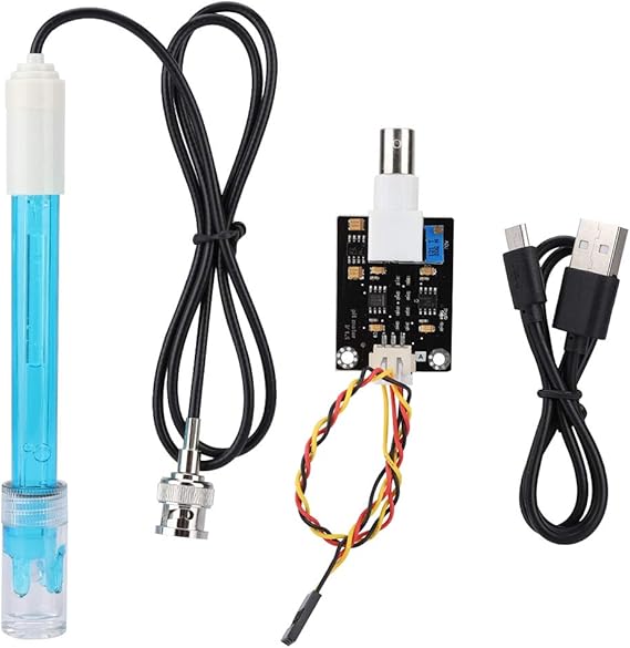 Amazon.com: Liquid PH 0-14 Value Sensor Module Accuracy 0.1pH + BNC ...