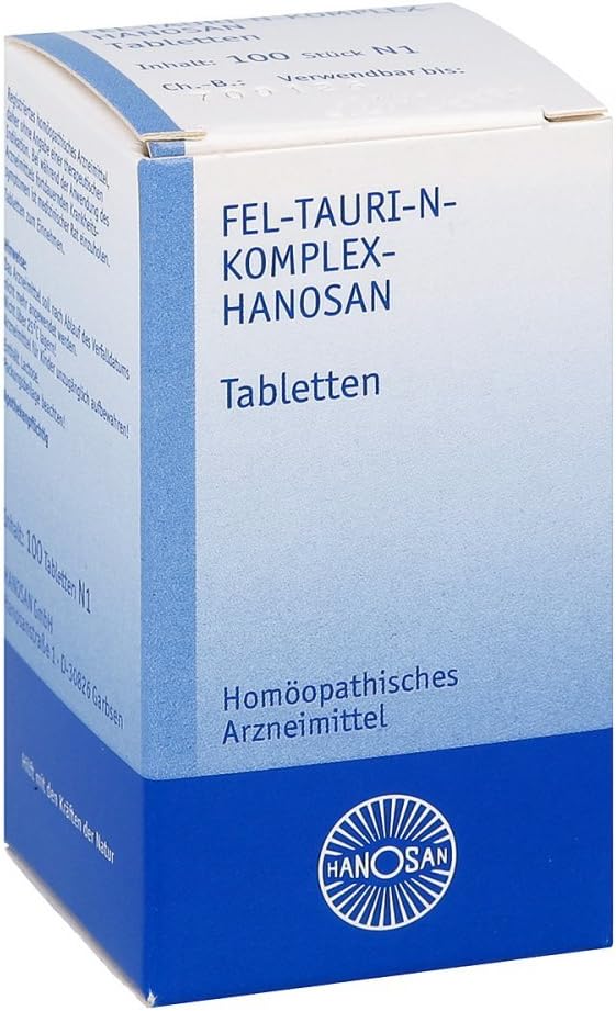 FEL TAURI N KOMPLEX Hanosan Tabletten 100 St : Amazon.de: Drogerie ...