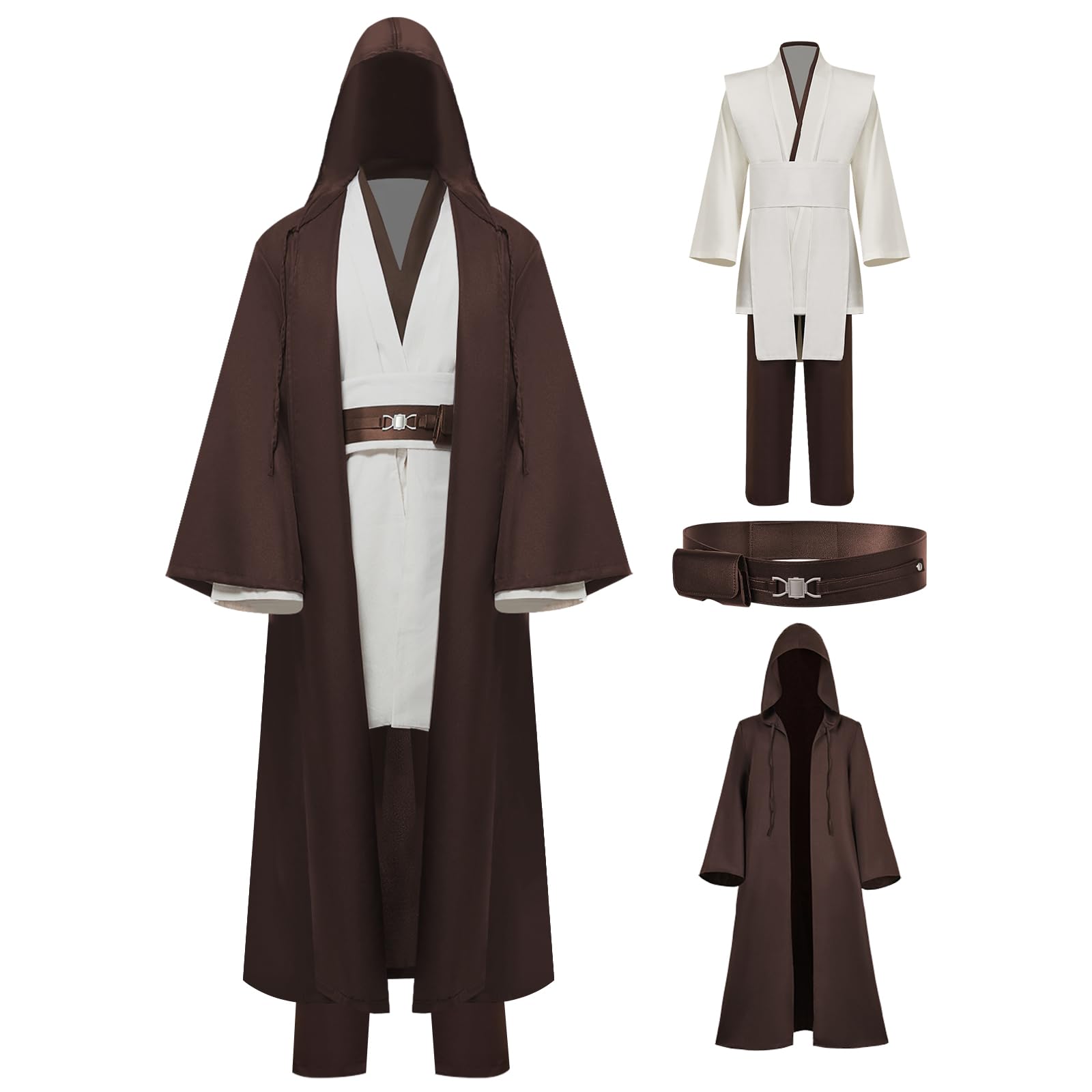 Snapklik.com : Tunic Hooded Robe Knight Costume Outfits Halloween ...