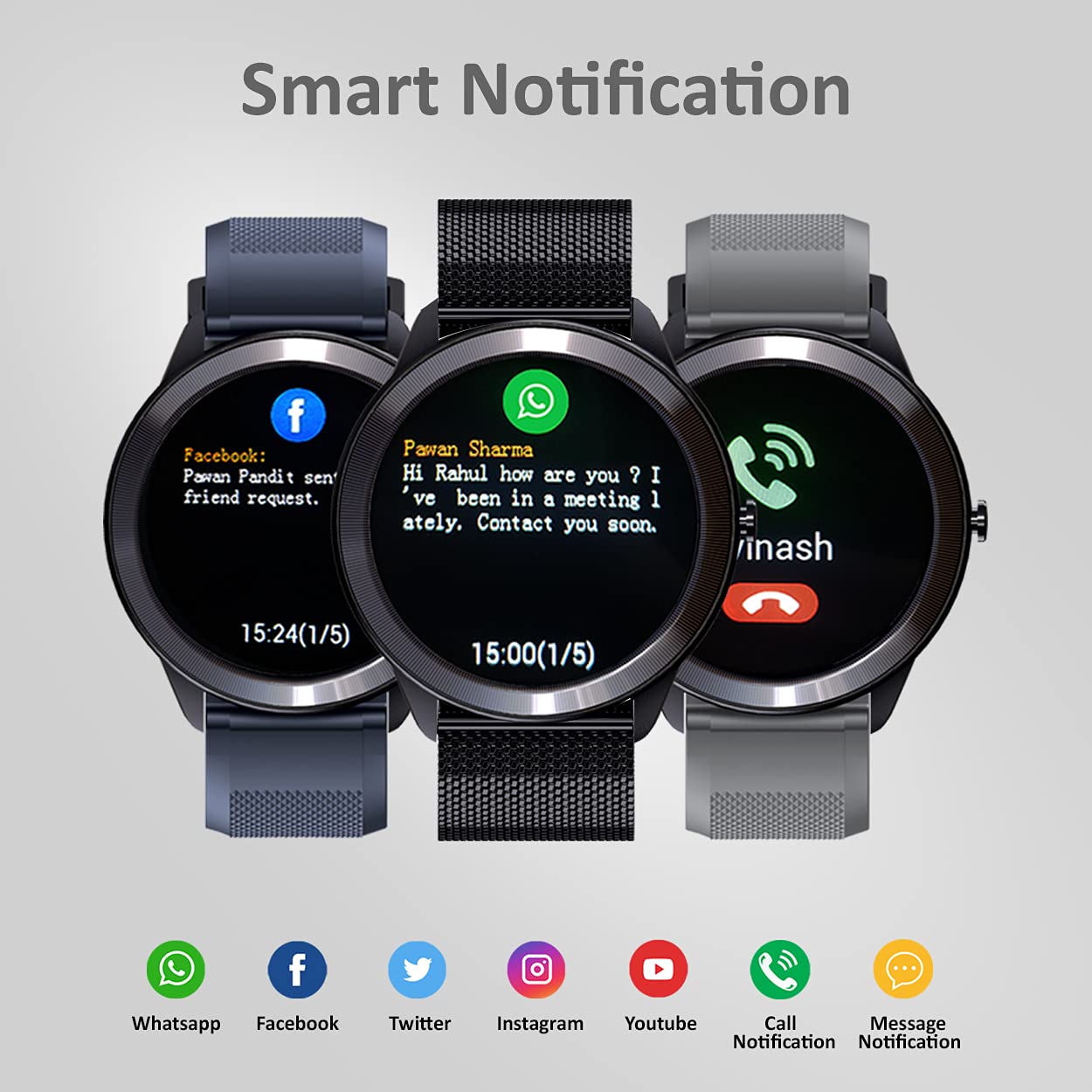 Buy Maxima Max Pro X4 Smartwatch with SpO2, Up to 15 Day Battery life ...