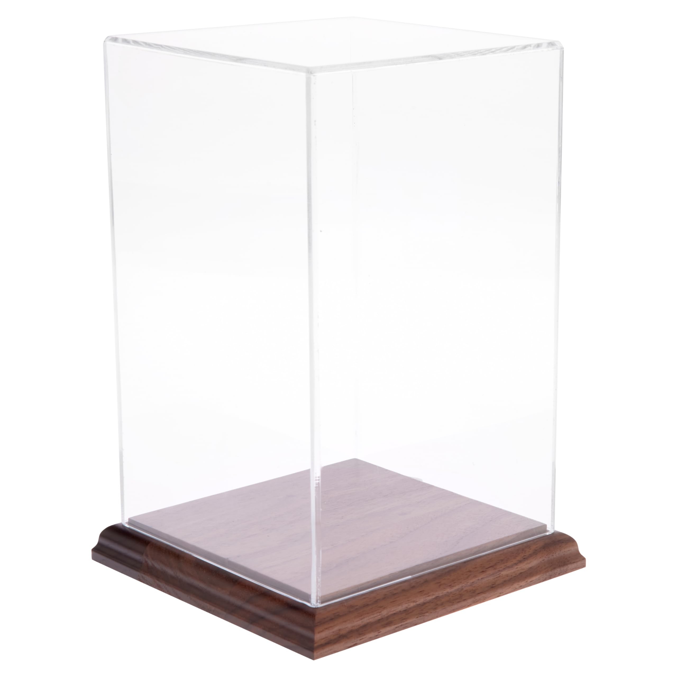Amazon.com: Plymor Clear Acrylic Display Case with Hardwood Base, 5" W ...