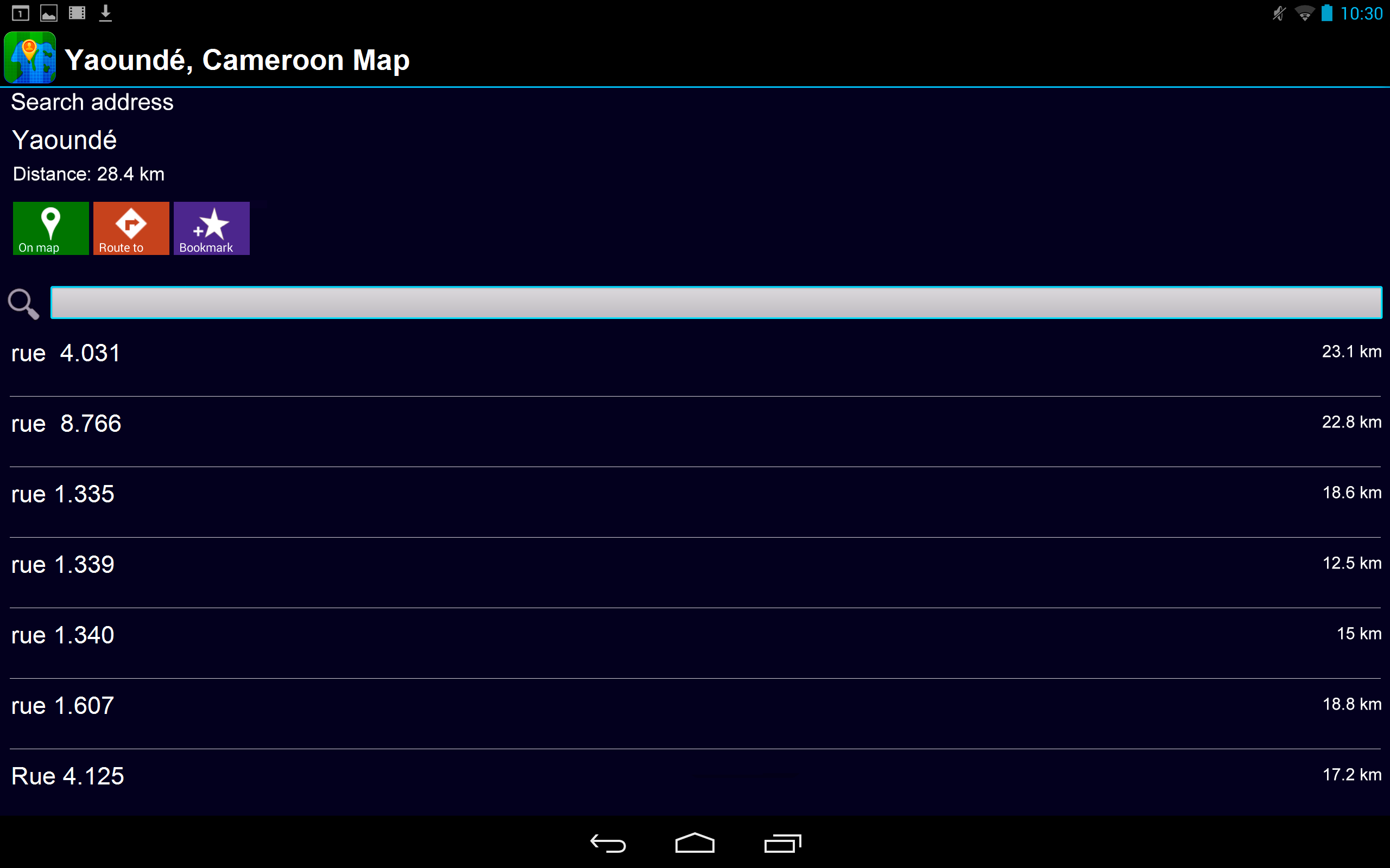 Yaoundé, Cameroon - Offline Map:Amazon.com:Appstore for Android