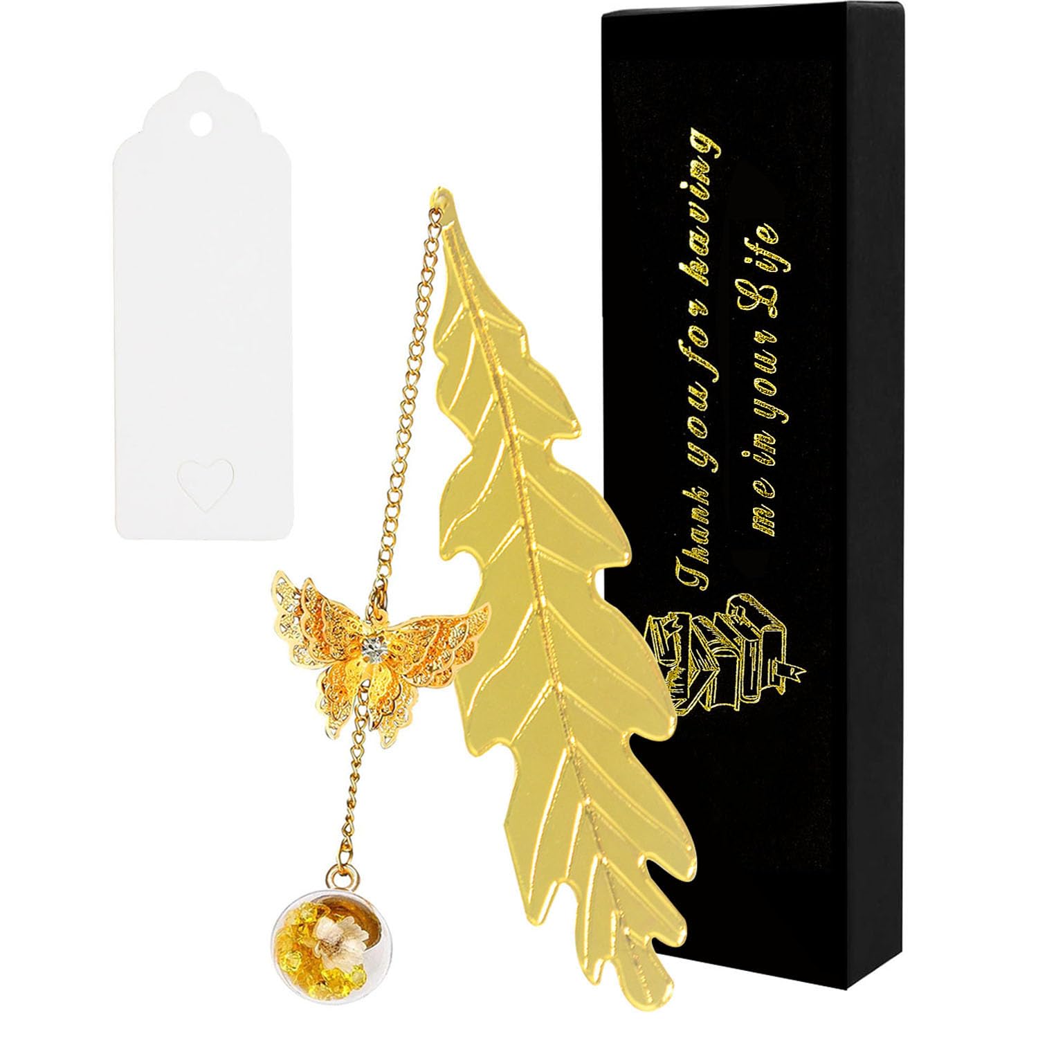 Snapklik.com : Metal Leaf Bookmark Appreciation Present: Cute Funny ...