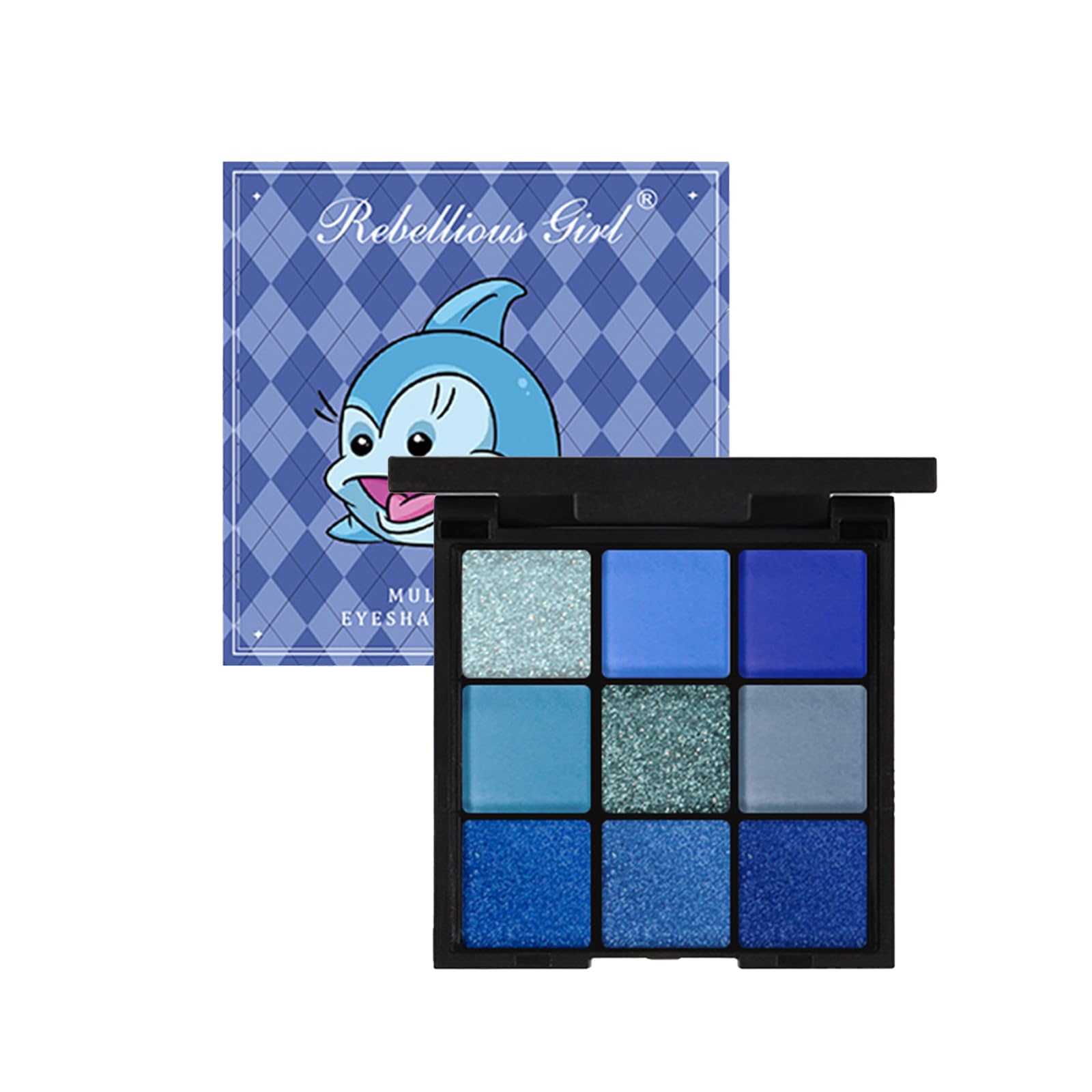 Blue Eyeshadow Palette Royal Blue Eye Shadows Palette For Women, Long ...
