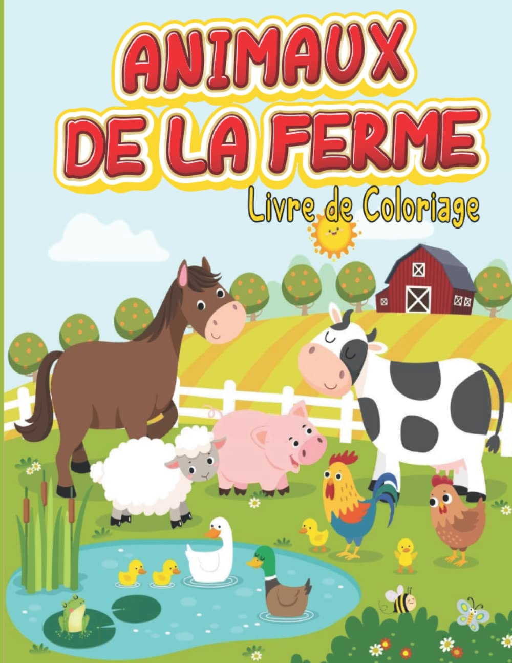 Animaux De La Ferme Livre De Coloriage Livre De Coloriage | Desertcart ...