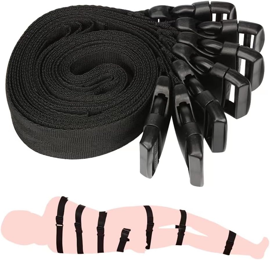 Bed Ties Restraints Sex King Bed Straps Adjustable Bed Restraints Sex ...