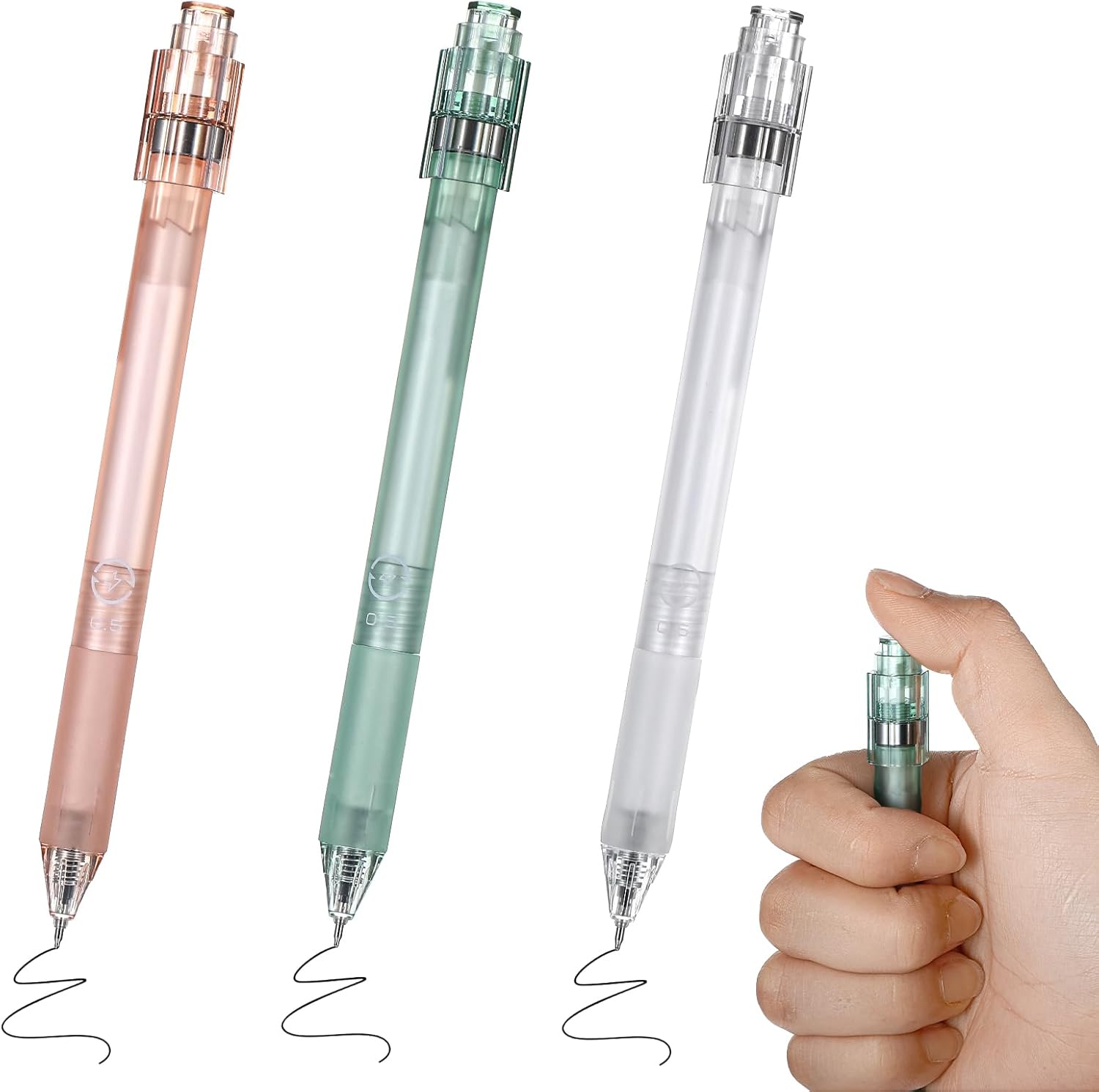 Amazon.com: Mabor 3Pcs Fidget Pen 0.5 mm Black Ink Fidget Spin Pens for ...