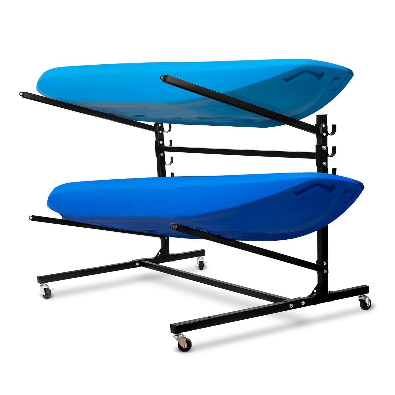 Amazon.com: Flenpptly Kayak Storage Rack Freestanding, Kayak Stand for ...