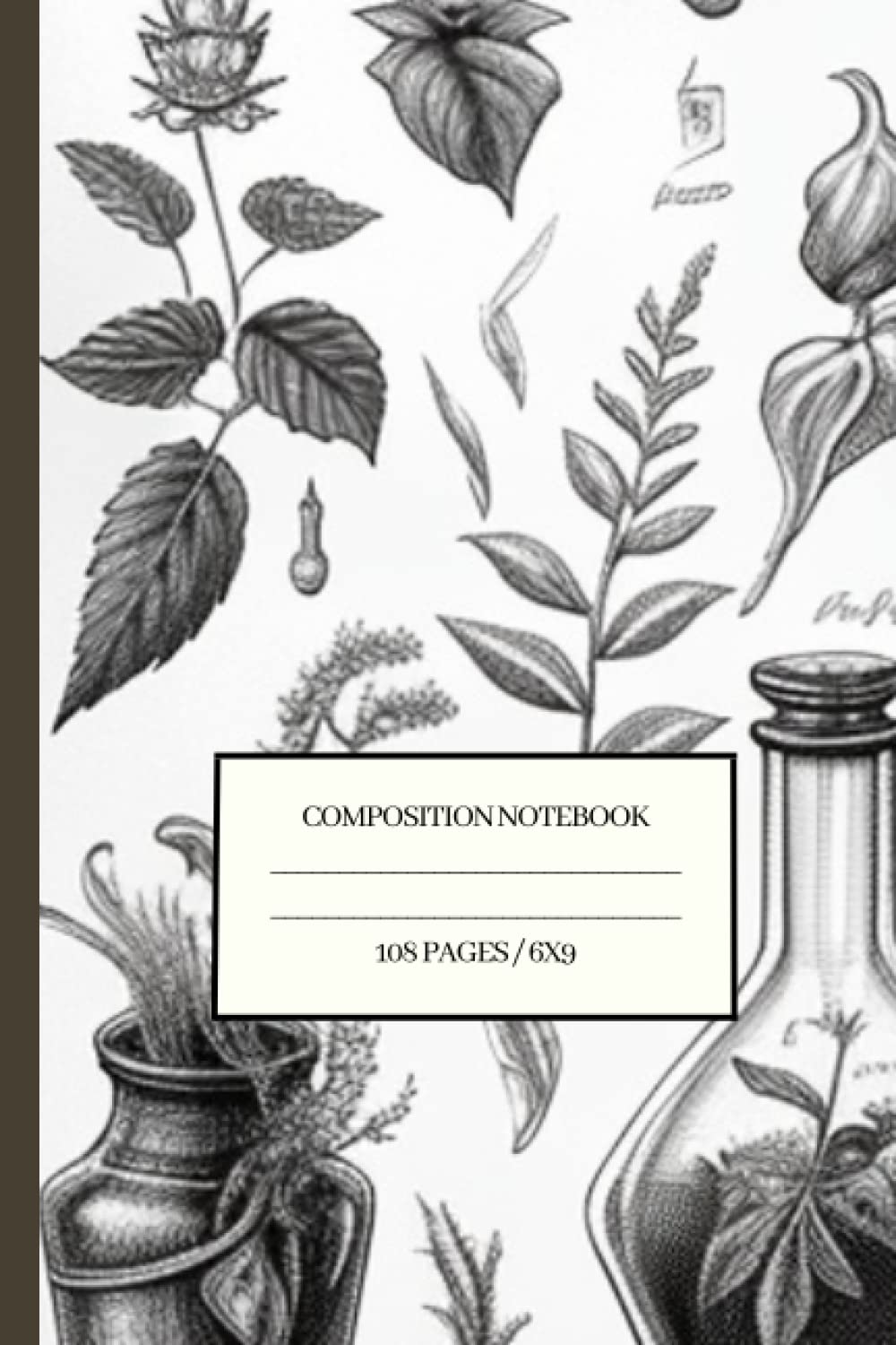 Botanical Potions and Herbs Notebook Vintage Style Old Aesthetic ...