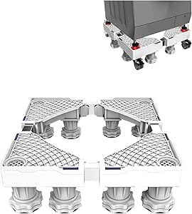 Refrigerator&Washing Machine Base Stand Anti-Vibration Adjustable ...