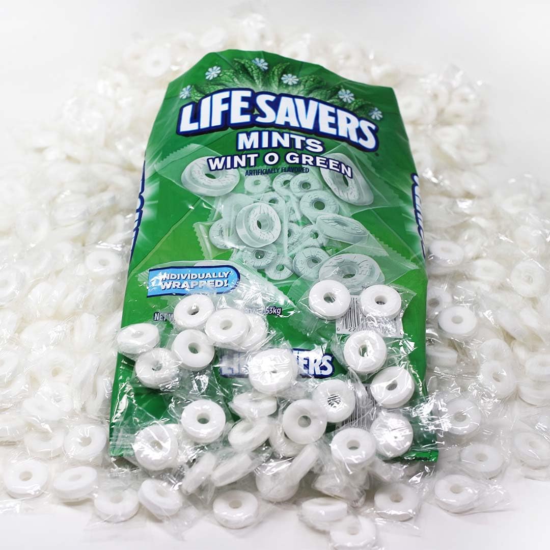 Amazon.com : LifeSavers 21524 Hard Candy, Wint-O-Green, 50oz Bag ...